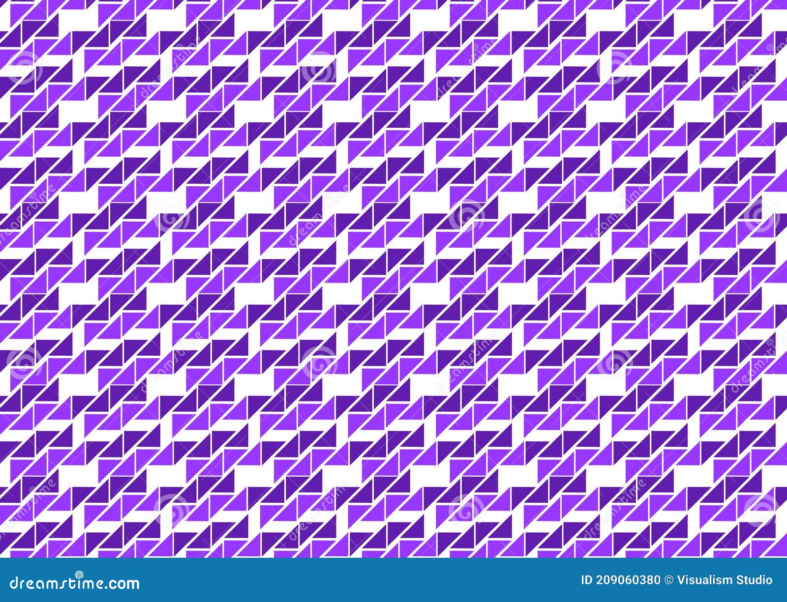 Abstract Light Purple Triangle and Circle Ornament Pattern with ...