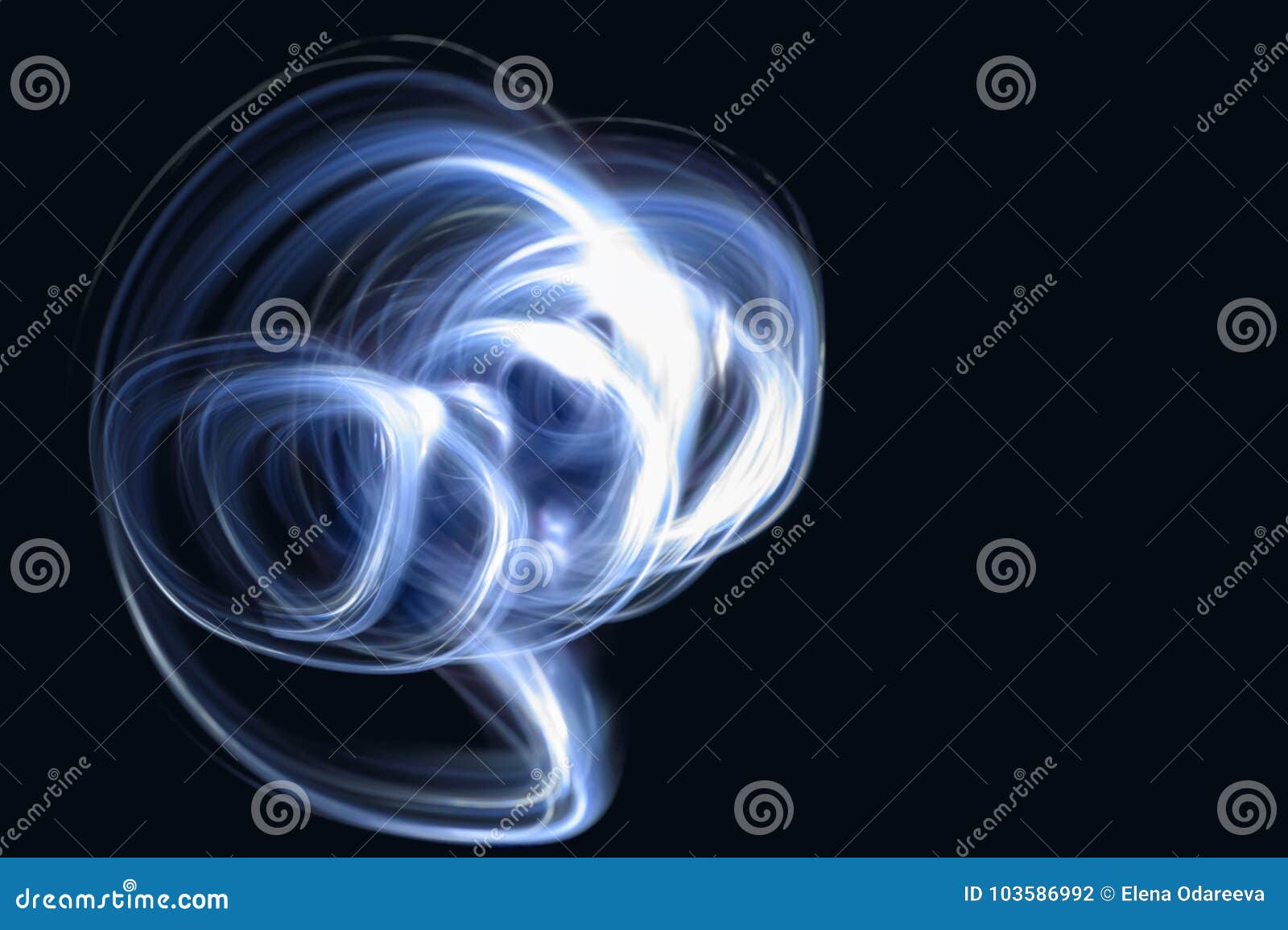 Abstract Light Ray on Black Background Stock Photo - Image of effect ...