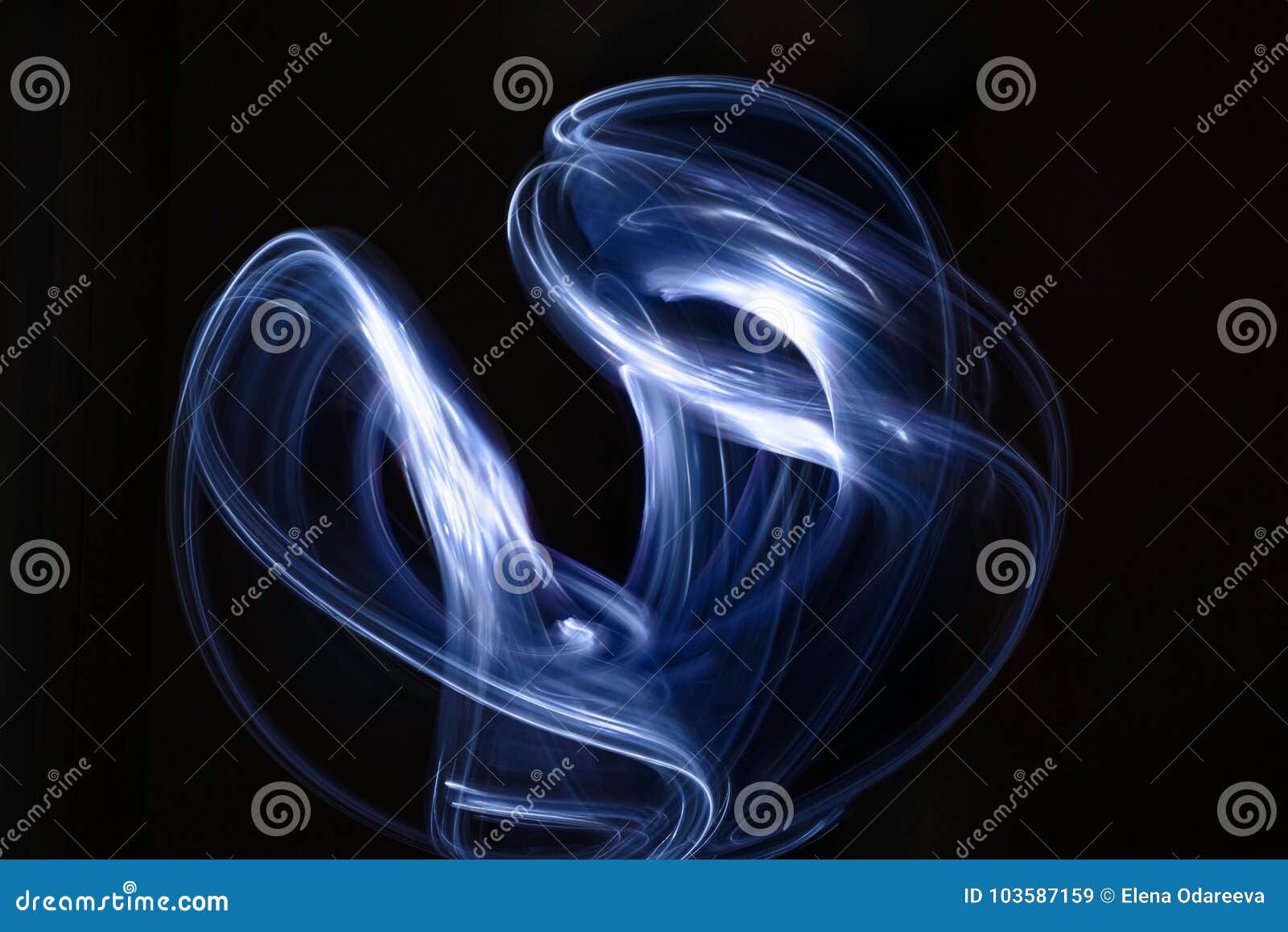 Abstract Light Ray on Black Background Stock Image - Image of abstract ...