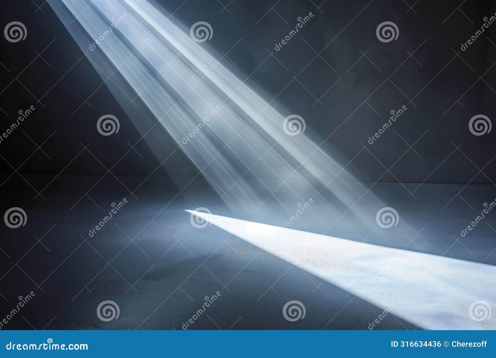 Abstract Light Rays in Dark Room Stock Photo - Image of light, serene ...