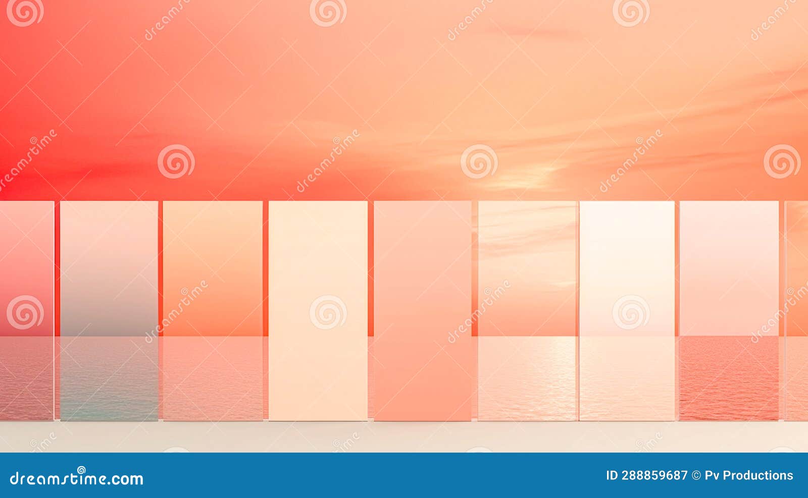 Abstract Light Red Background with Gradient, Generative AI. Stock ...
