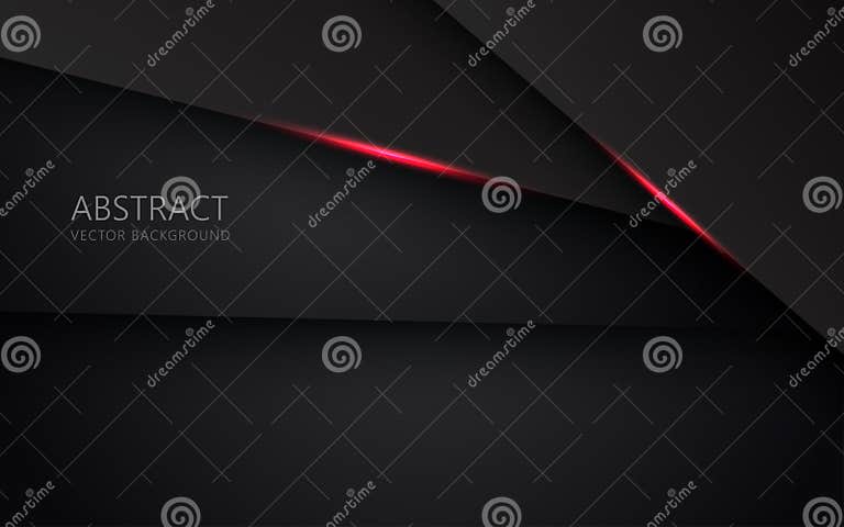 Abstract Light Red Black Space Frame Layout Design Tech Triangle
