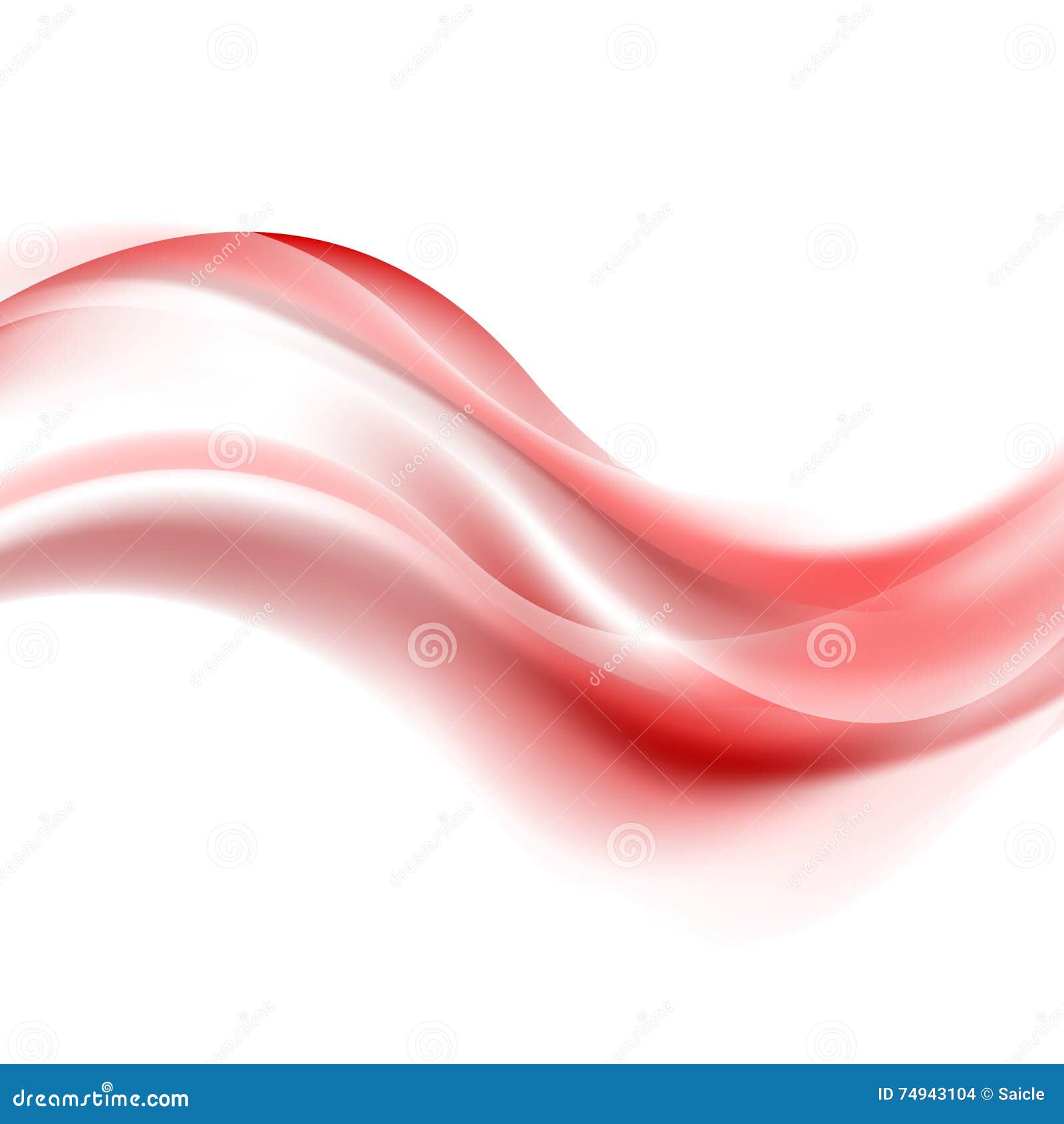 Abstract Light Red Wavy Lines Background Stock Vector - Illustration of ...