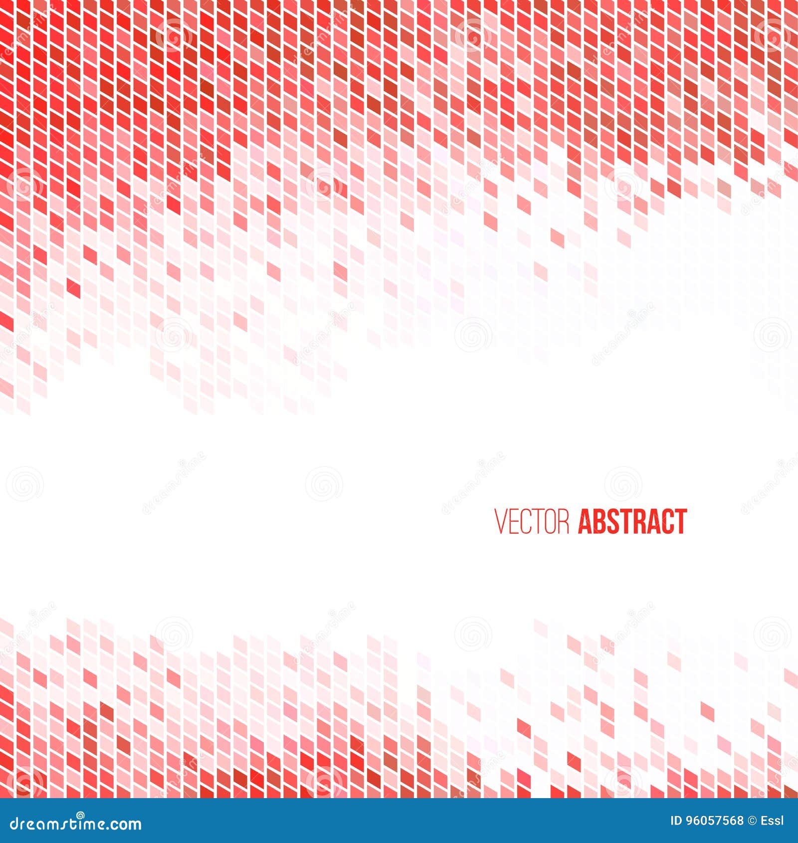 Abstract Light Red and White Geometric Background Stock Vector ...