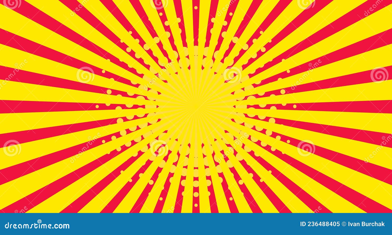 Abstract Light Red and Yellow Sun Rays Background. Vector Illustration ...