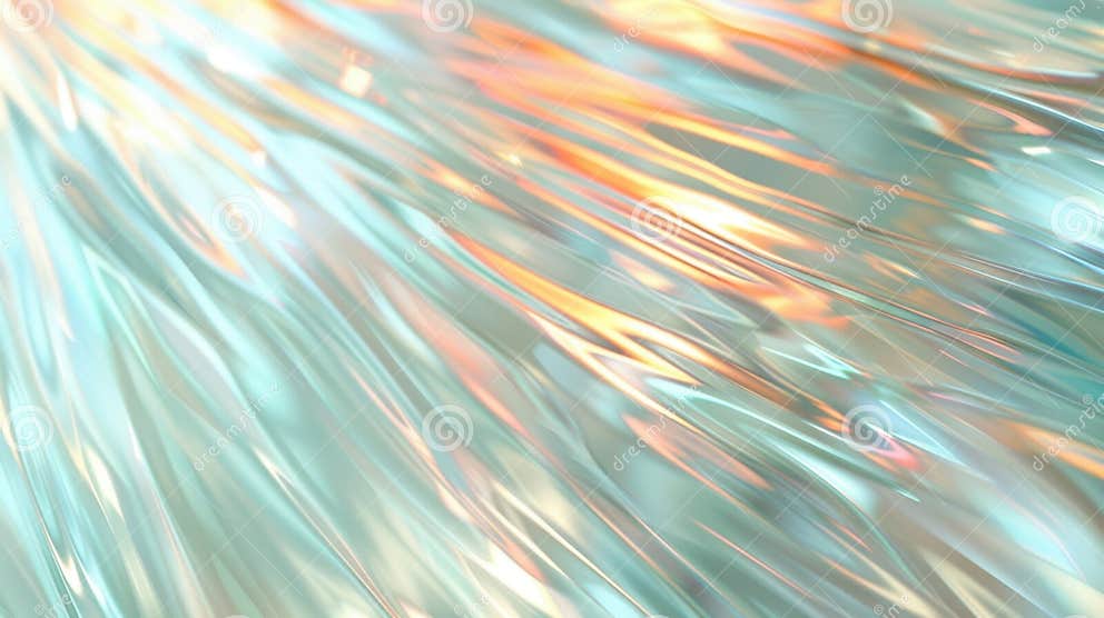 Abstract Light Reflection Patterns on Metallic Surface Stock Image ...