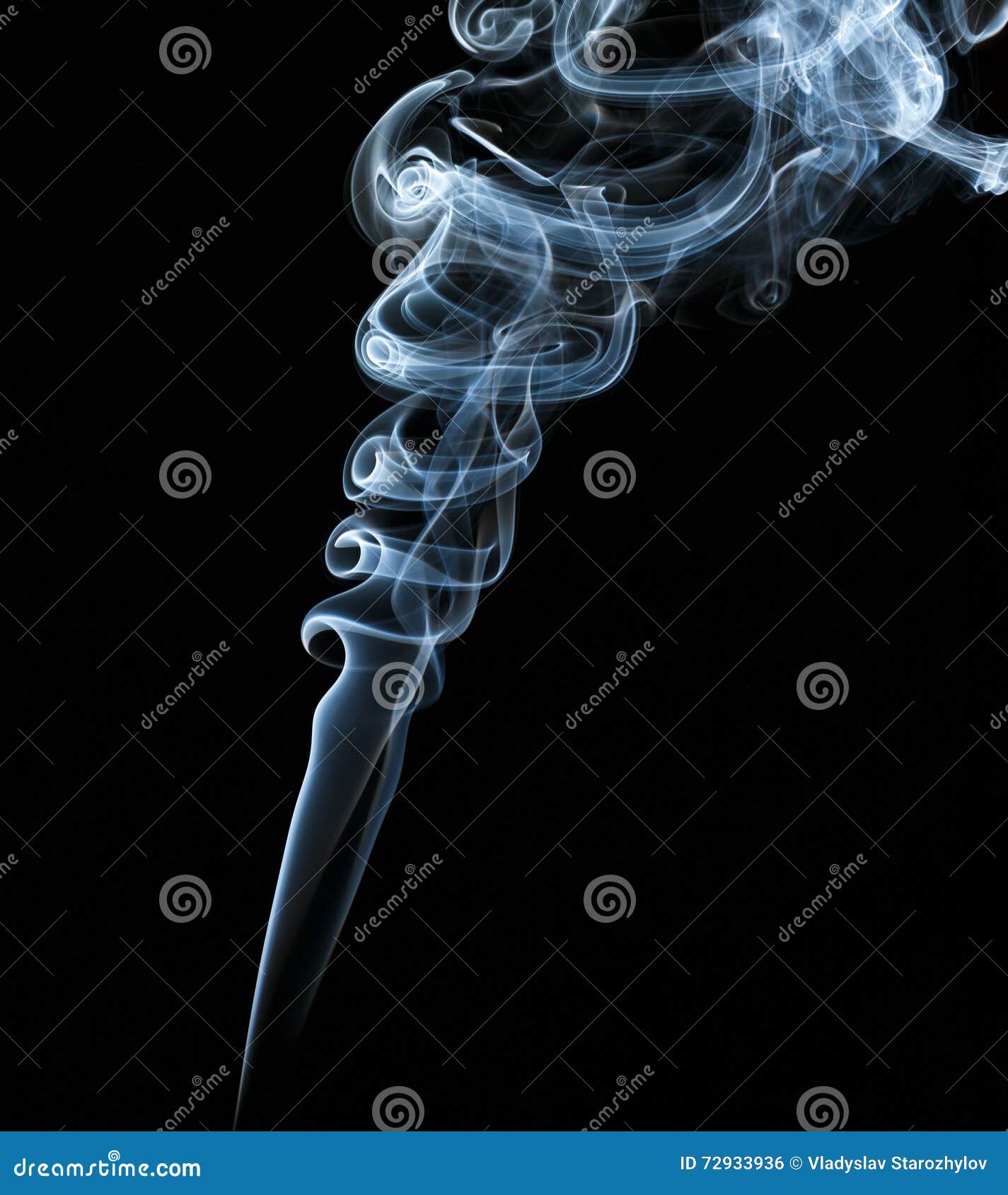 Abstract Light Smoke on a Black Background Stock Photo - Image of curve ...