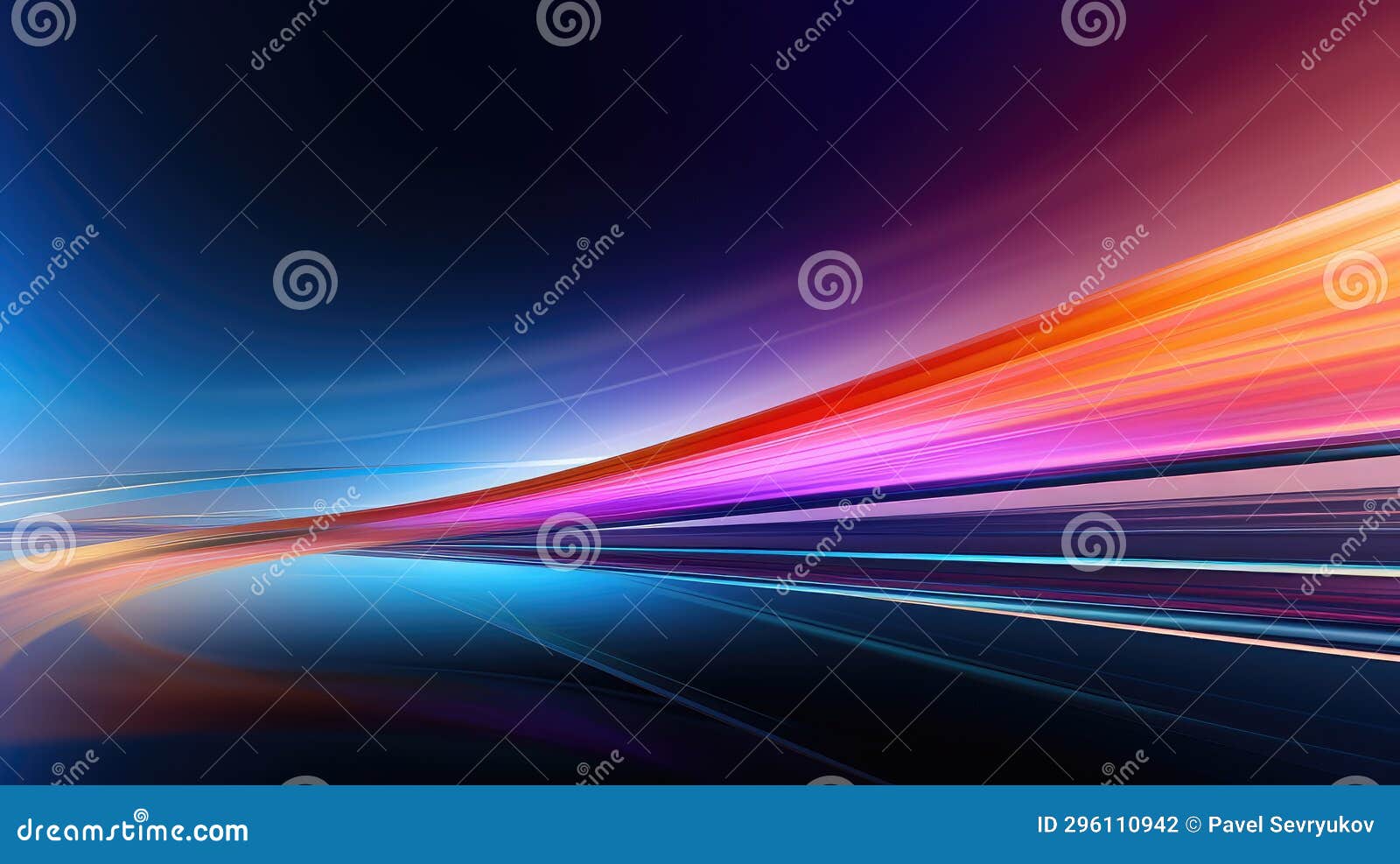 Abstract light speed lines stock illustration. Illustration of ...