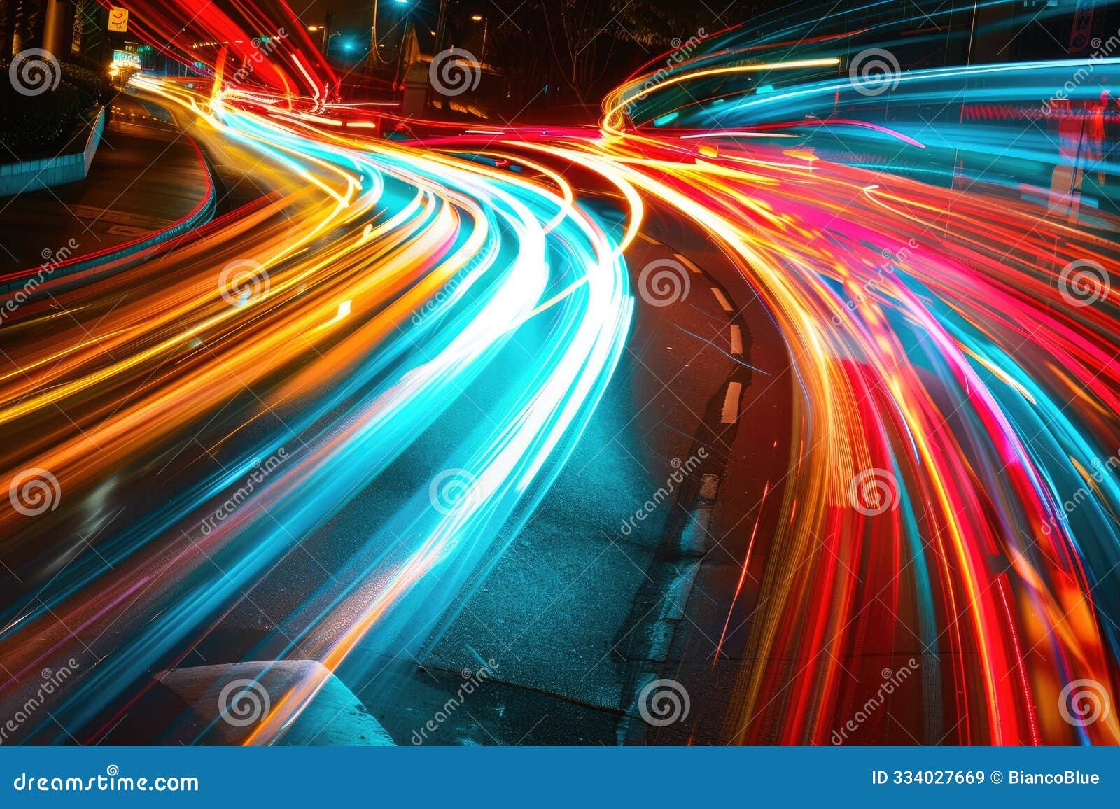 Abstract Light Speed Tunnel with Advanced Visuals, Great for Diverse ...