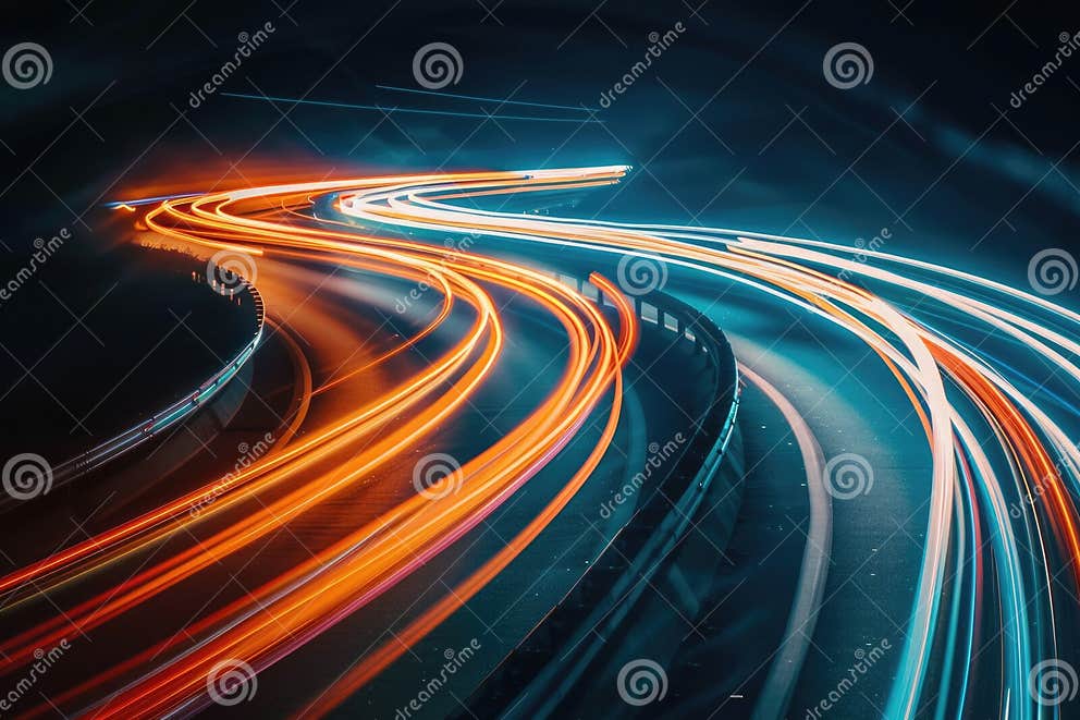 Abstract Light Speed Tunnel with Advanced Visuals, Great for Diverse ...