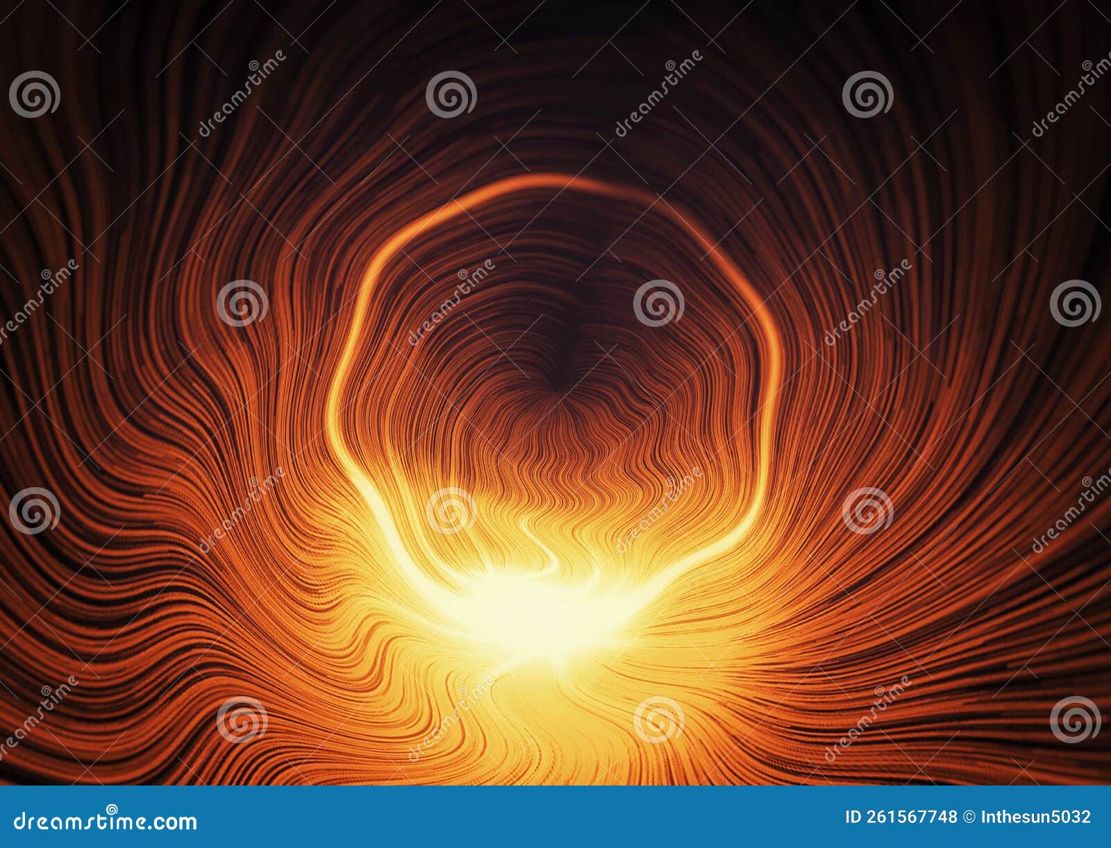 Abstract Light Swirl Digitally Generated Background Stock Illustration ...
