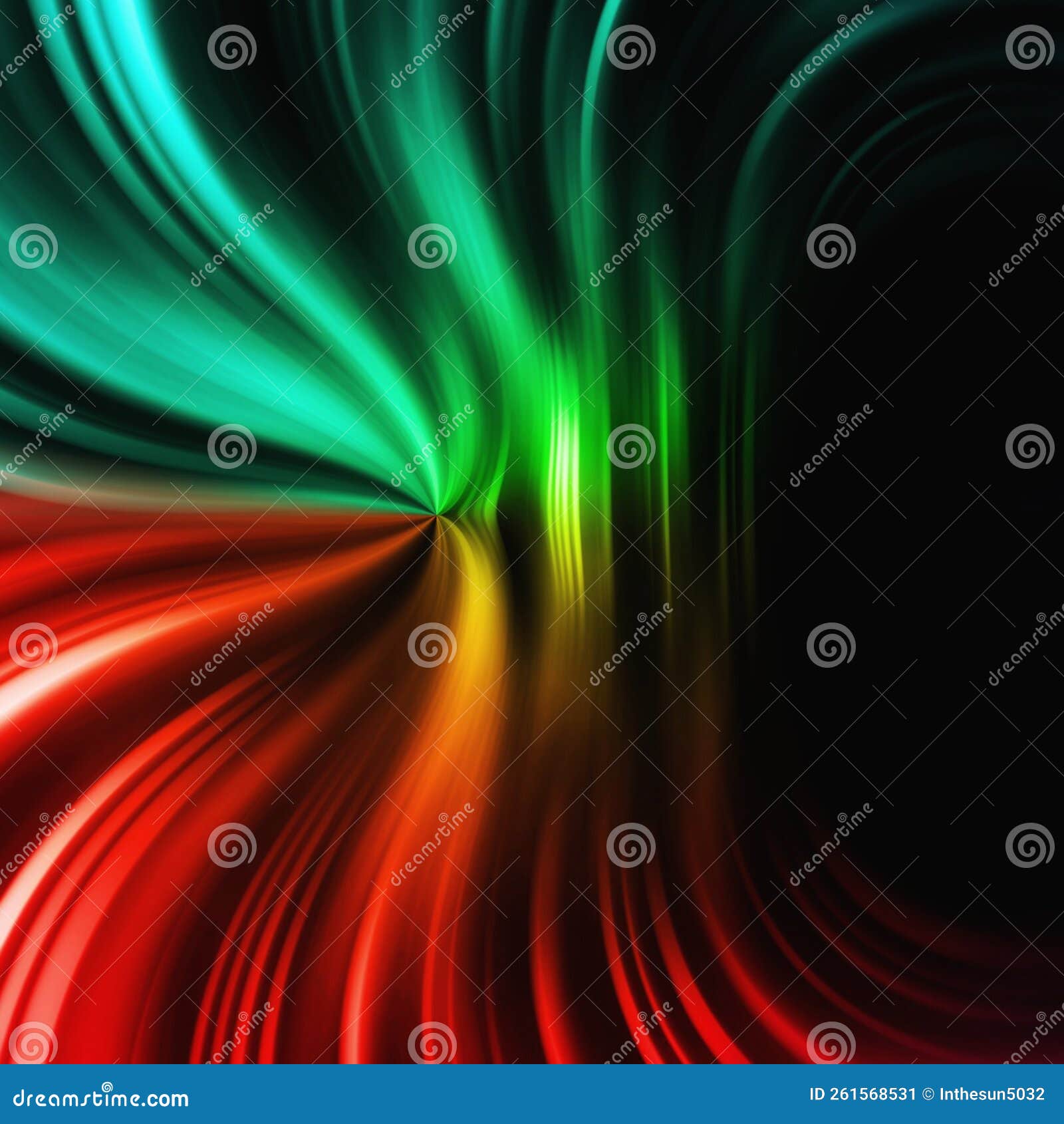 Abstract Light Swirl Digitally Generated Background Stock Illustration ...