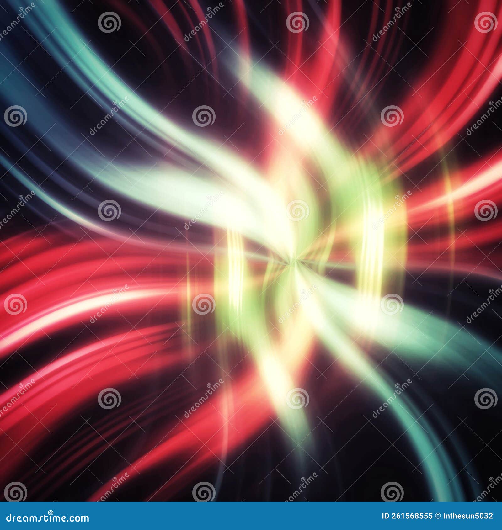 Abstract Light Swirl Digitally Generated Background Stock Illustration ...