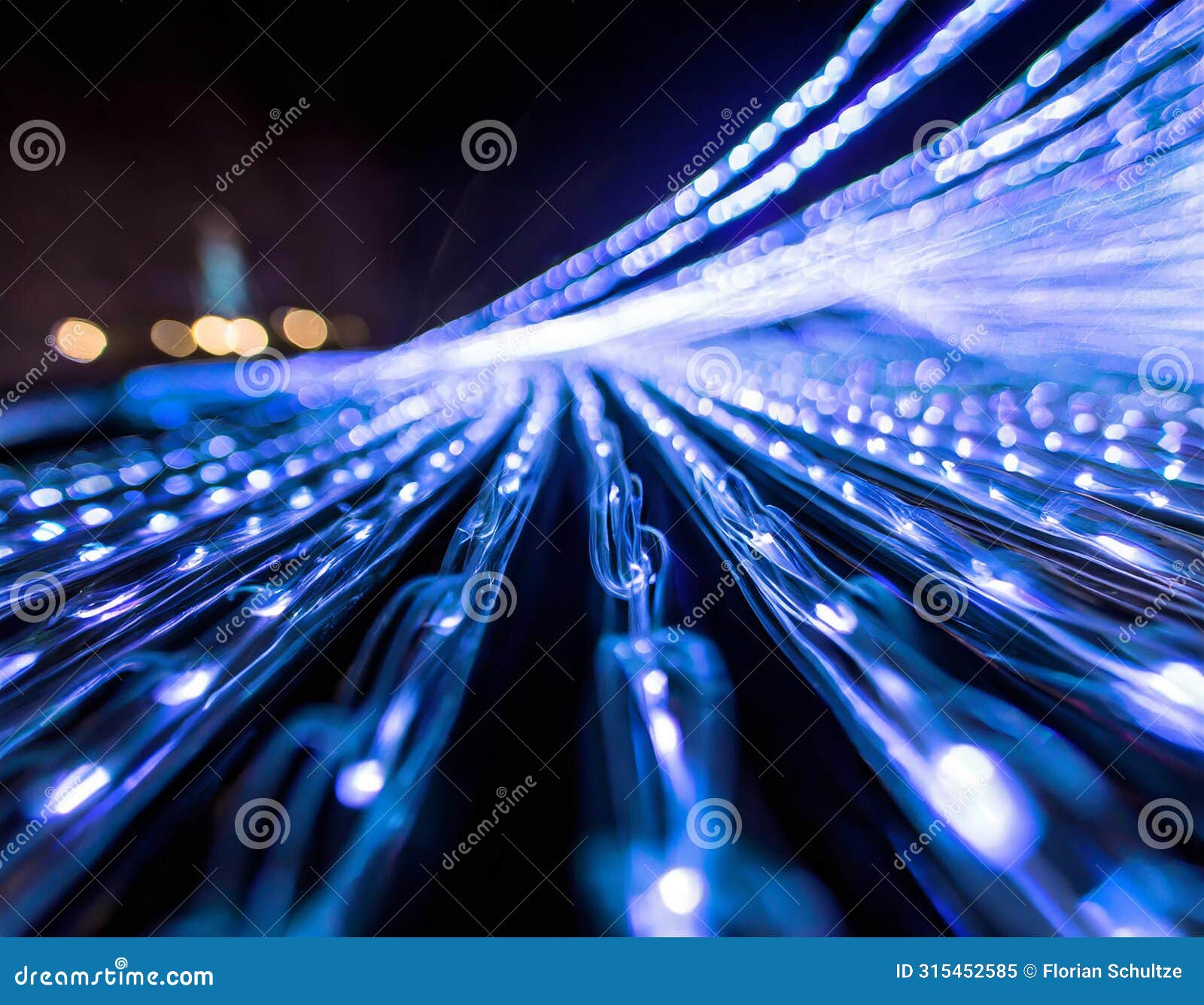 Abstract Light Technology Background Glows in the Dark of Comeliness ...