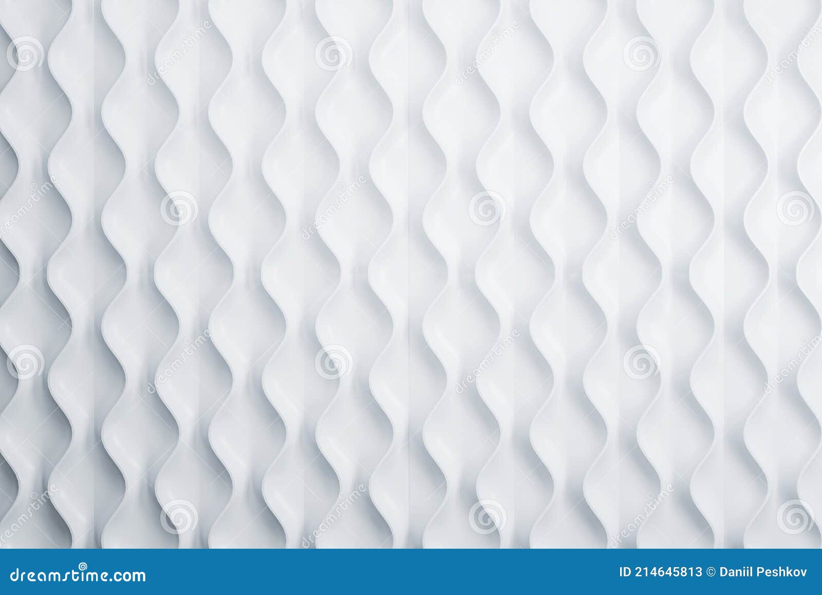Abstract Light Texture Wallpaper with White Volumetric Pattern As Wavy ...