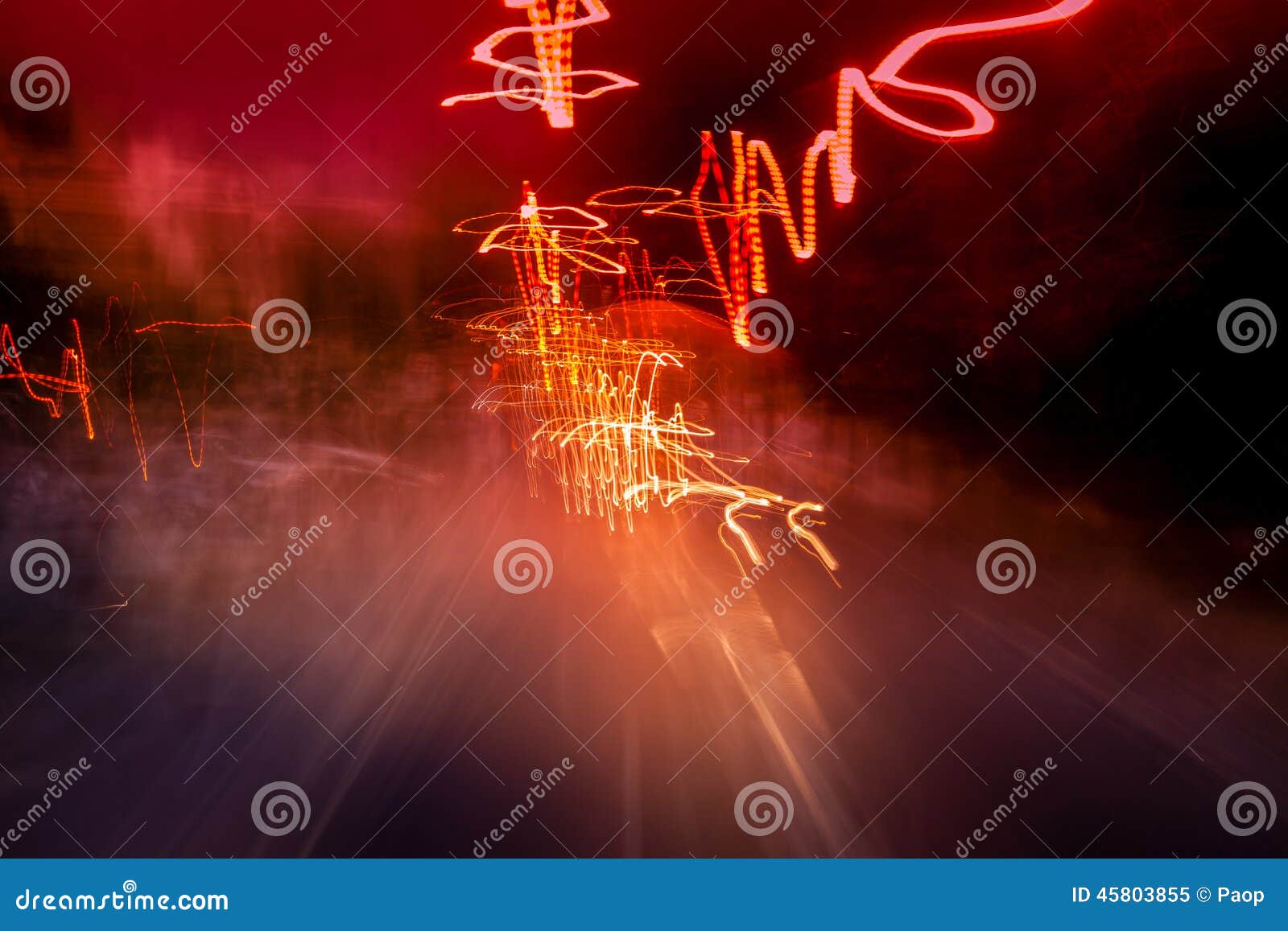 Abstract light trails stock image. Image of fast, light - 45803855