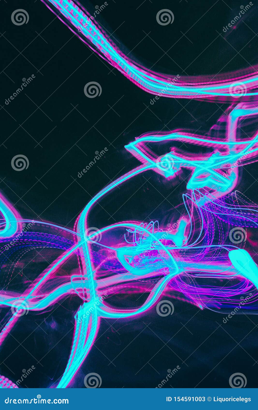 Abstract Light Trails stock image. Image of line, concepts - 154591003