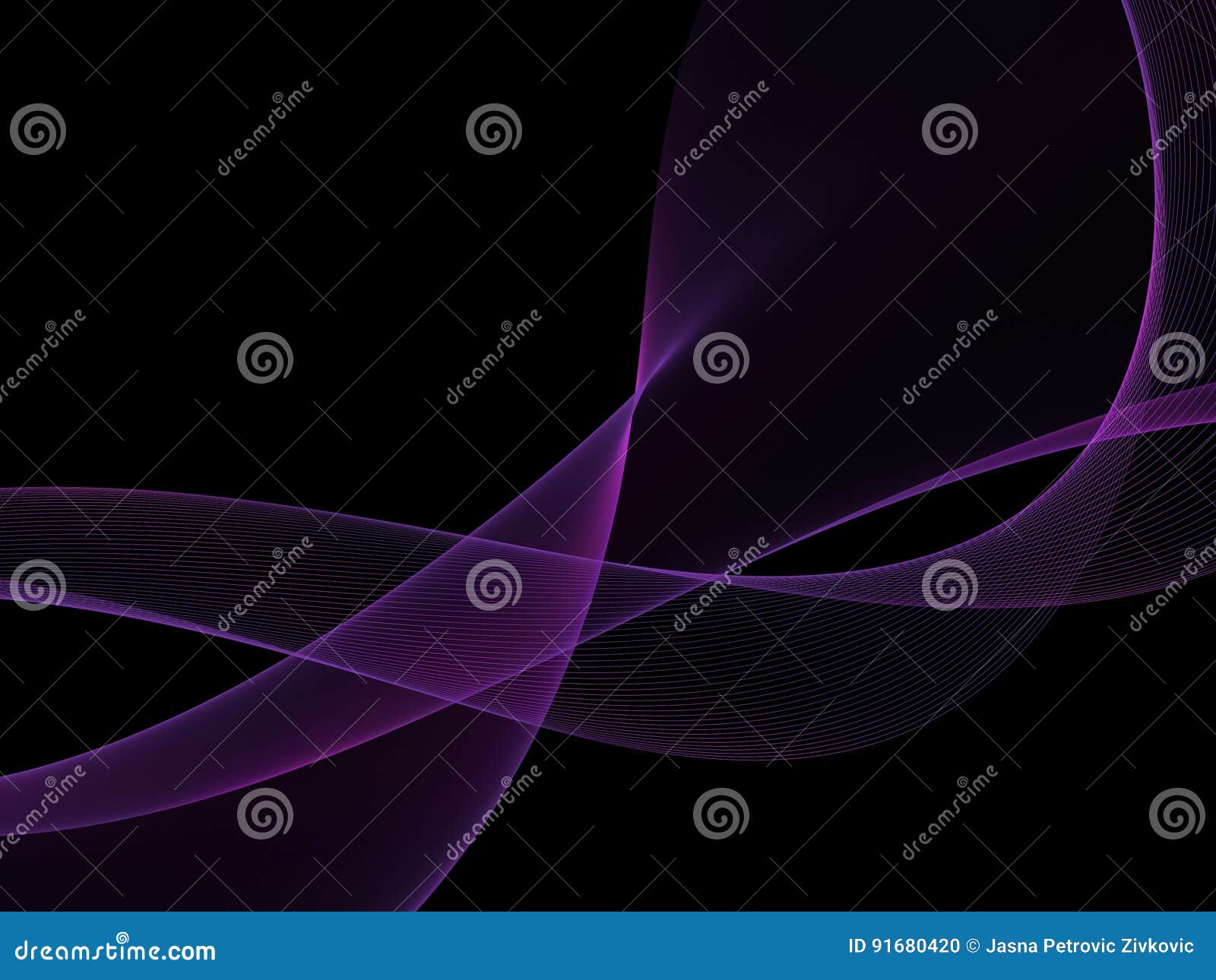 Abstract Light violet wave stock illustration. Illustration of brightly ...
