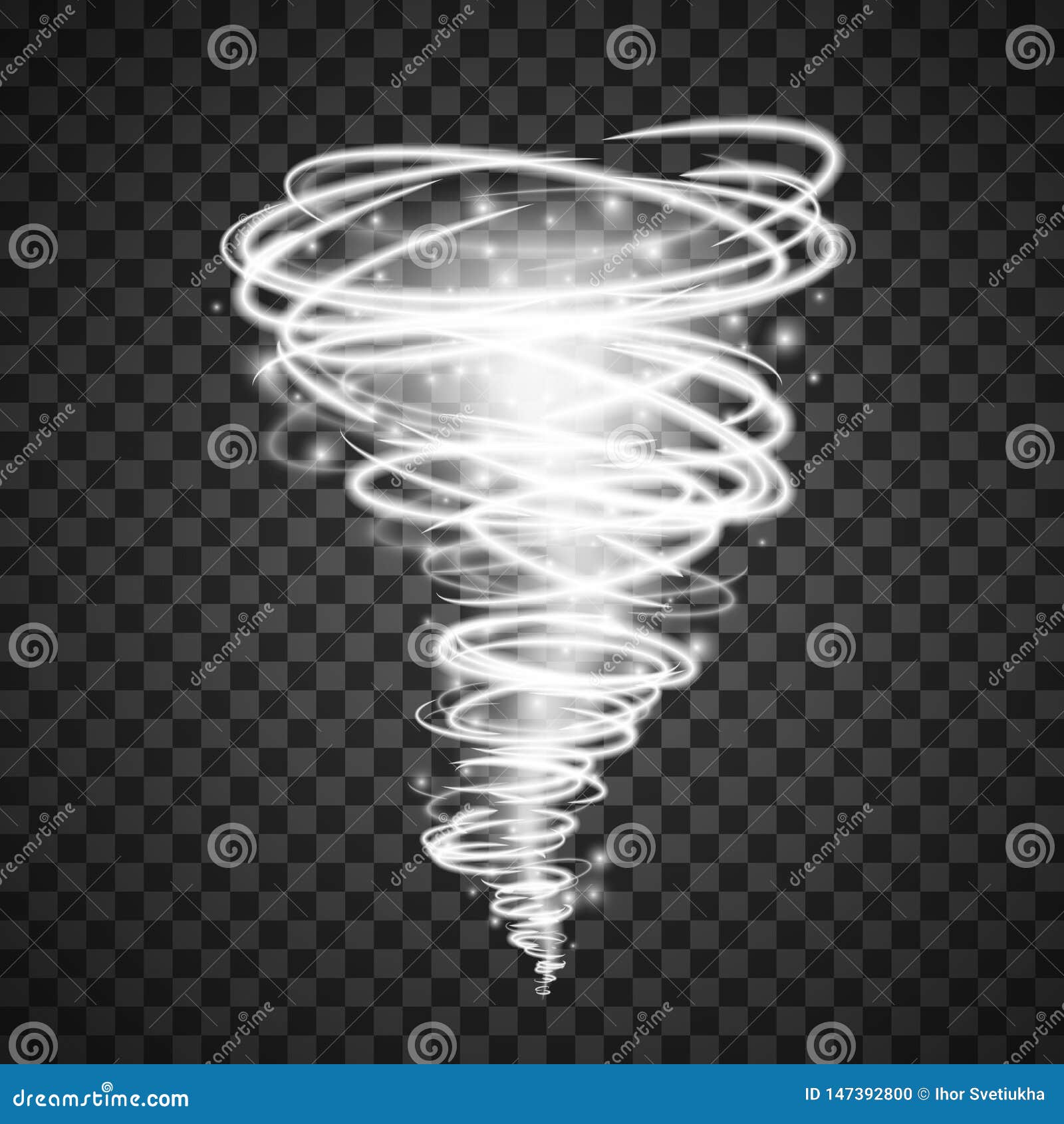 Abstract Light Vortex Tornado Magical Illumination . Effect of ...