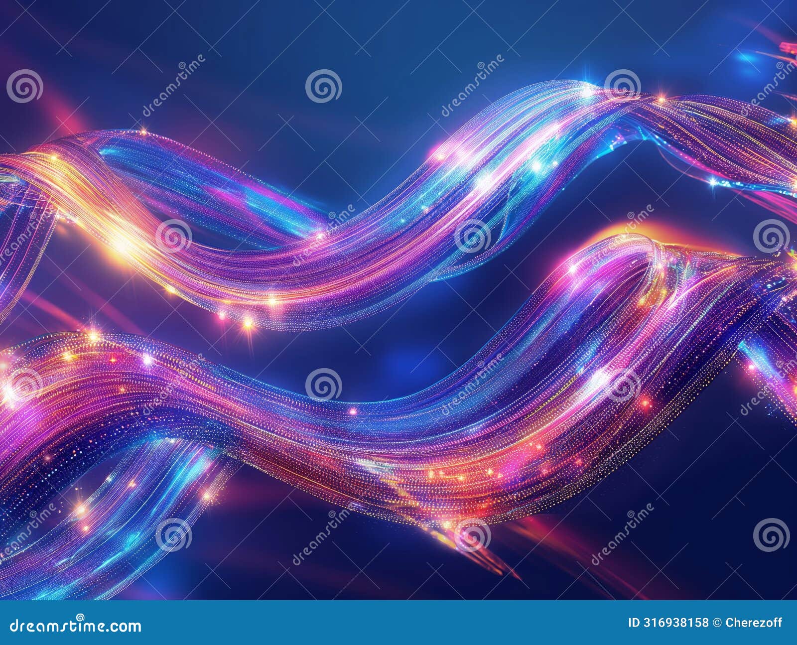 Abstract Light Wave Background Stock Photo - Image of modern, bright ...