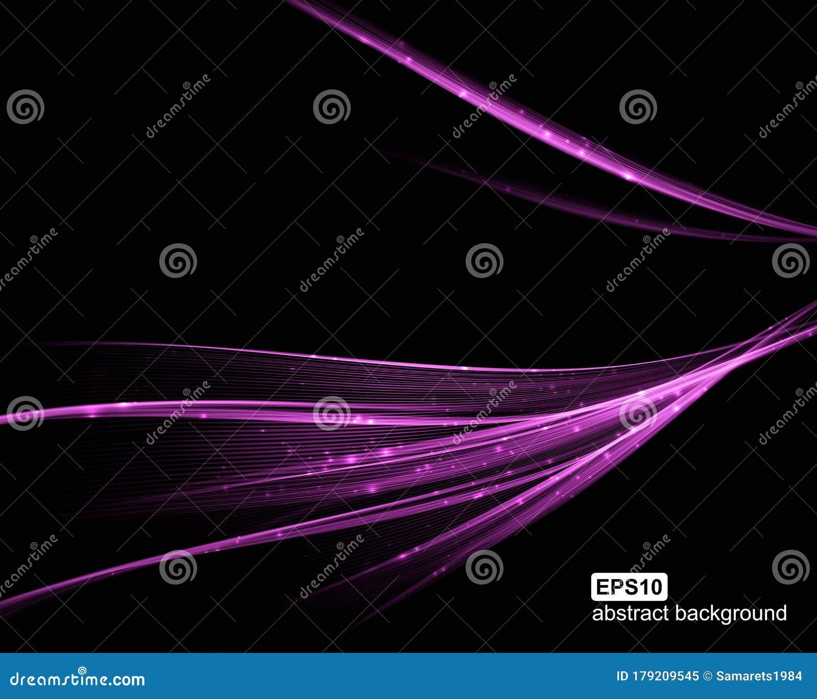 Abstract Light Wave Futuristic Background. Stock Vector - Illustration ...