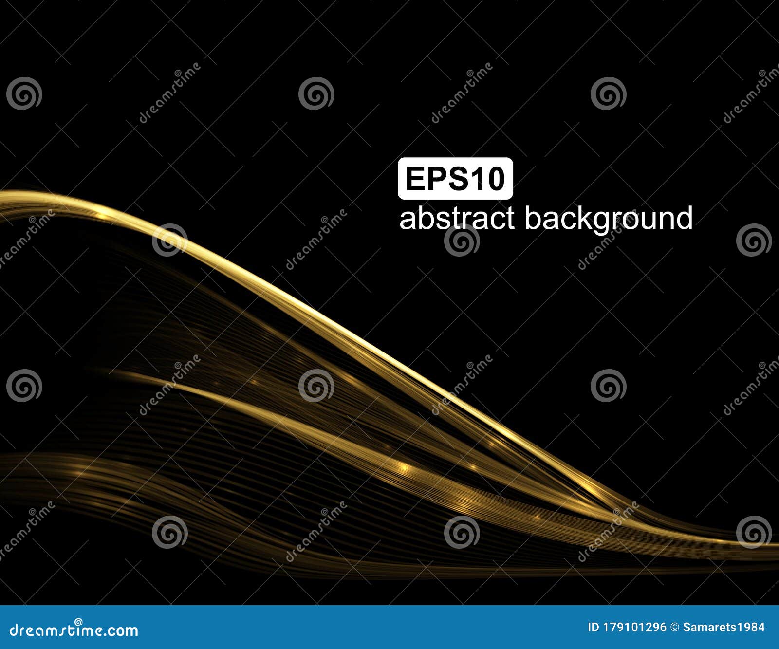 Abstract Light Wave Futuristic Background. Stock Vector - Illustration ...