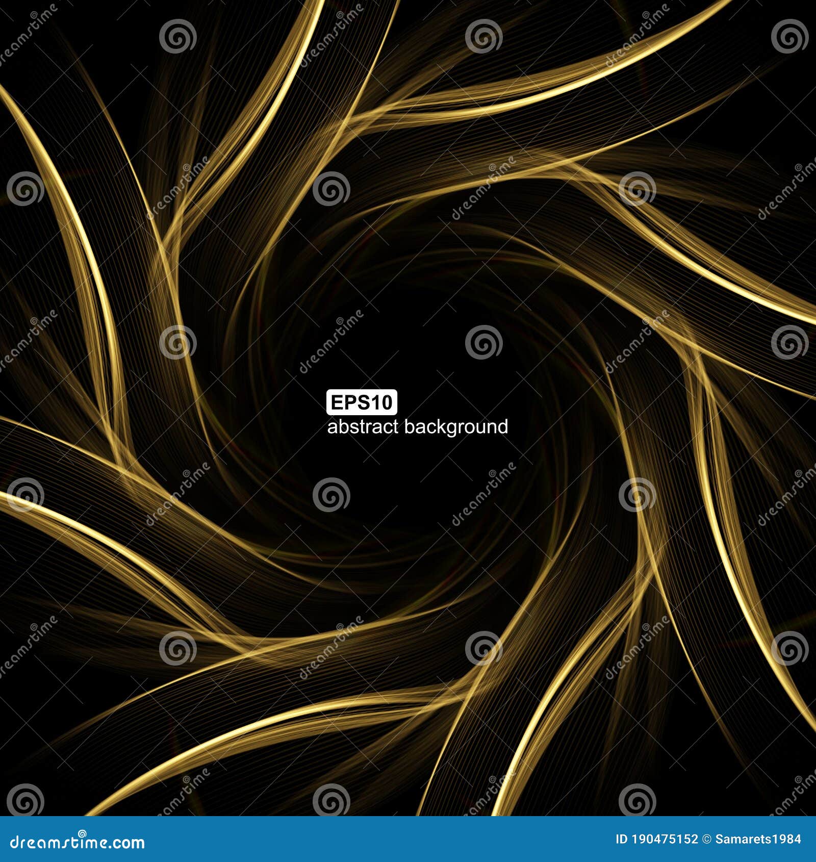 Abstract Light Wave Futuristic Background. Stock Vector - Illustration ...