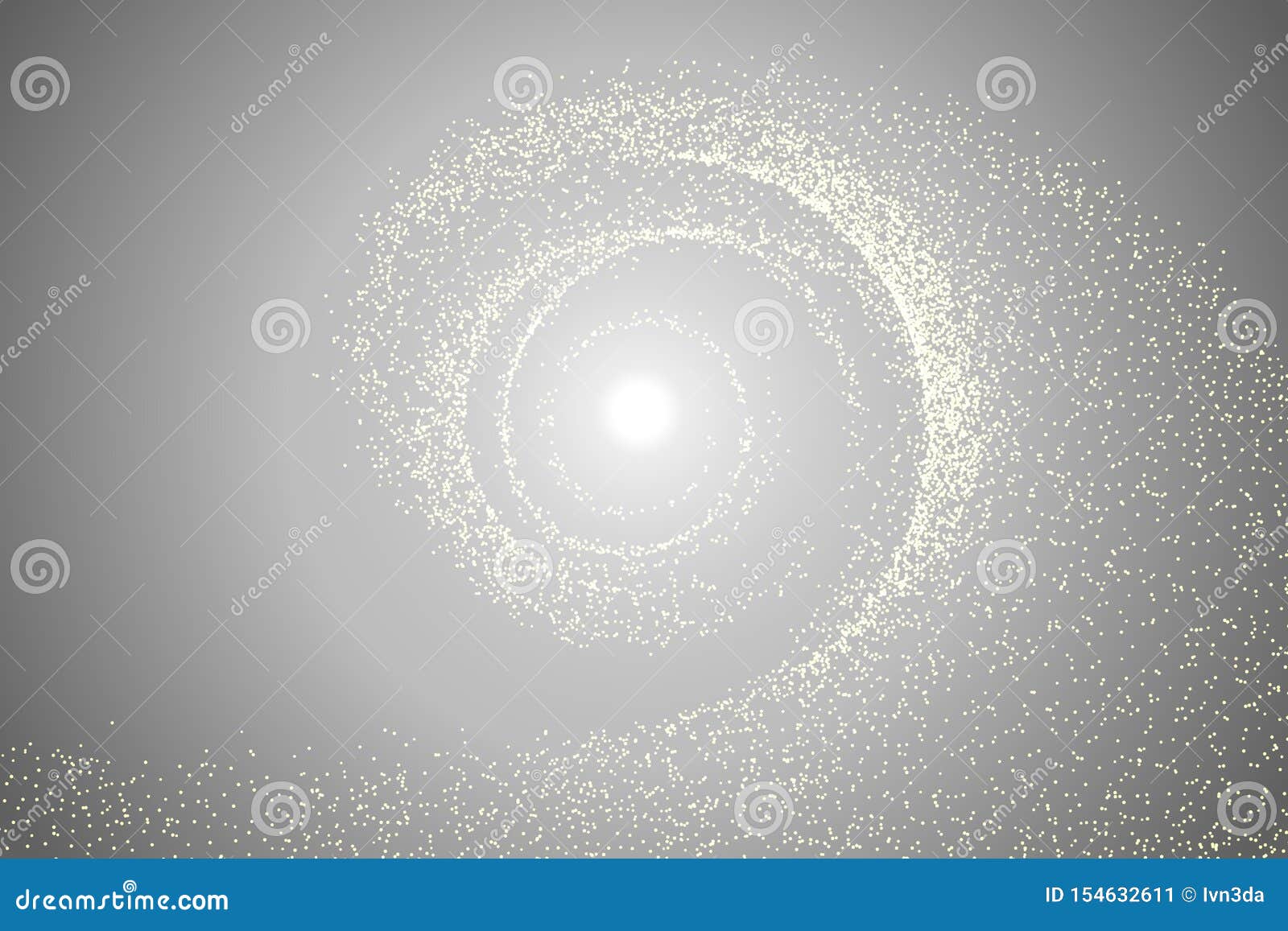 Abstract Light Wave of White Particles Stock Vector - Illustration of ...