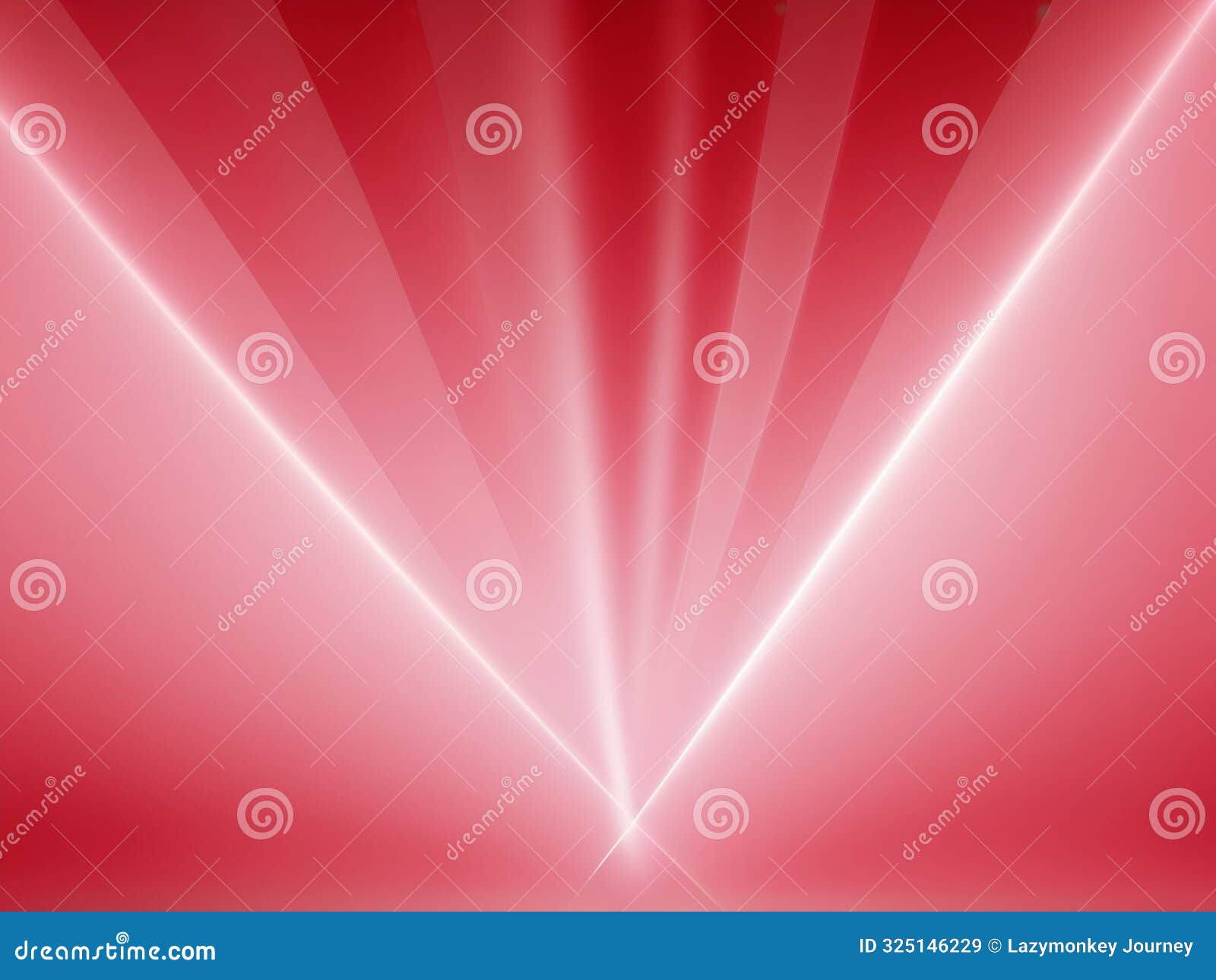 Abstract Light White Beams of Light on a Gradient Red Finely Grained ...