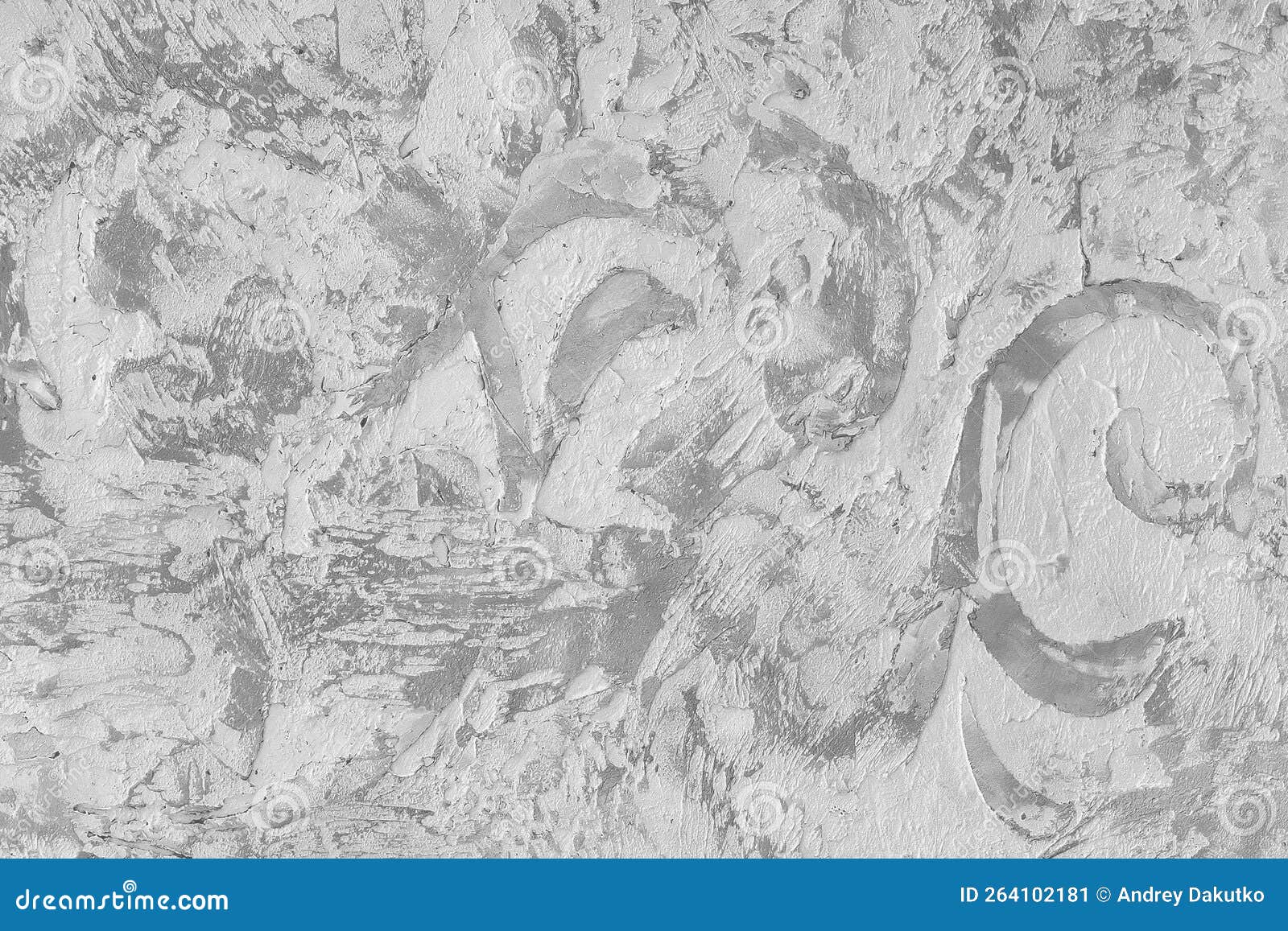 Abstract Light White Pattern Decorative Plaster Wall Texture Stucco ...