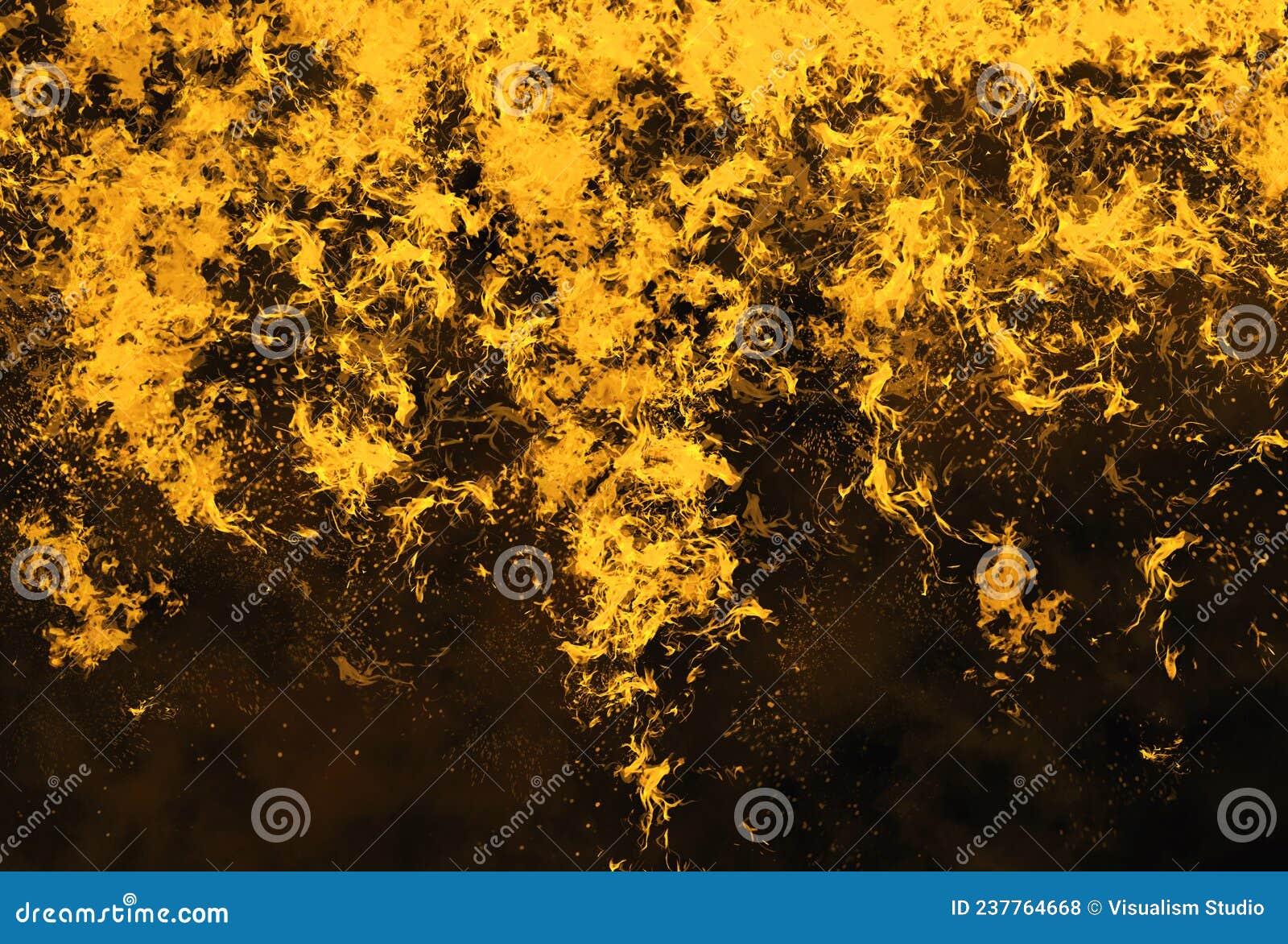 Abstract Light Yellow Blaze Fire Flame Glitter Vintage Particles ...