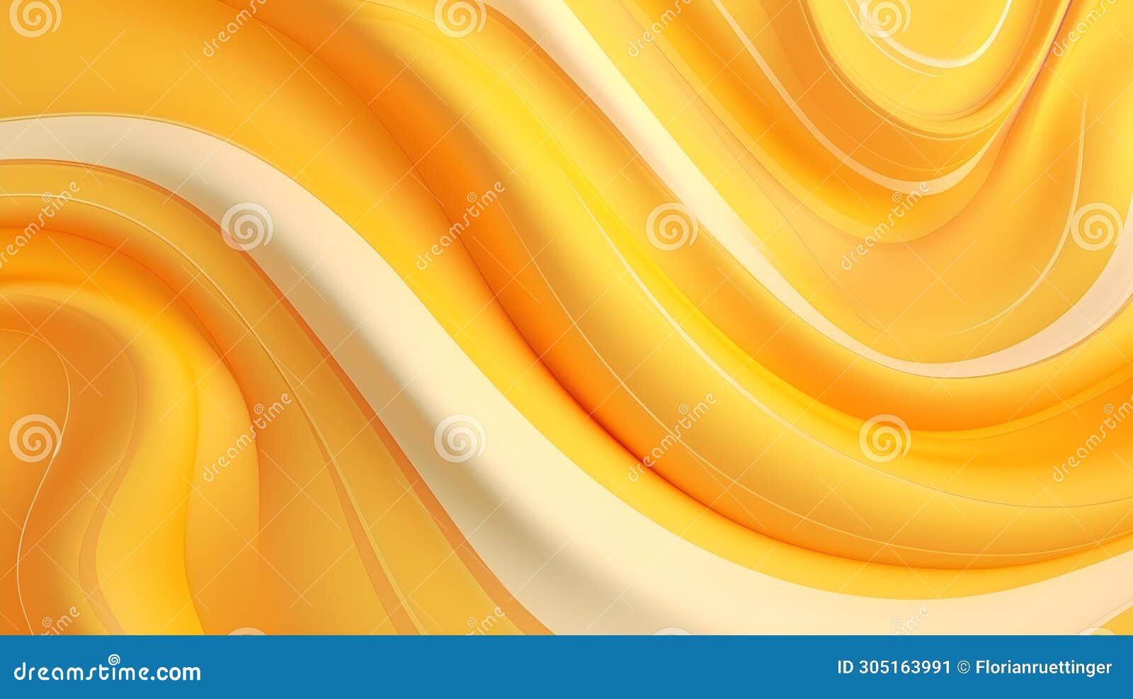 Abstract Light Yellow Fluid Wave Background for Modern Presentations ...