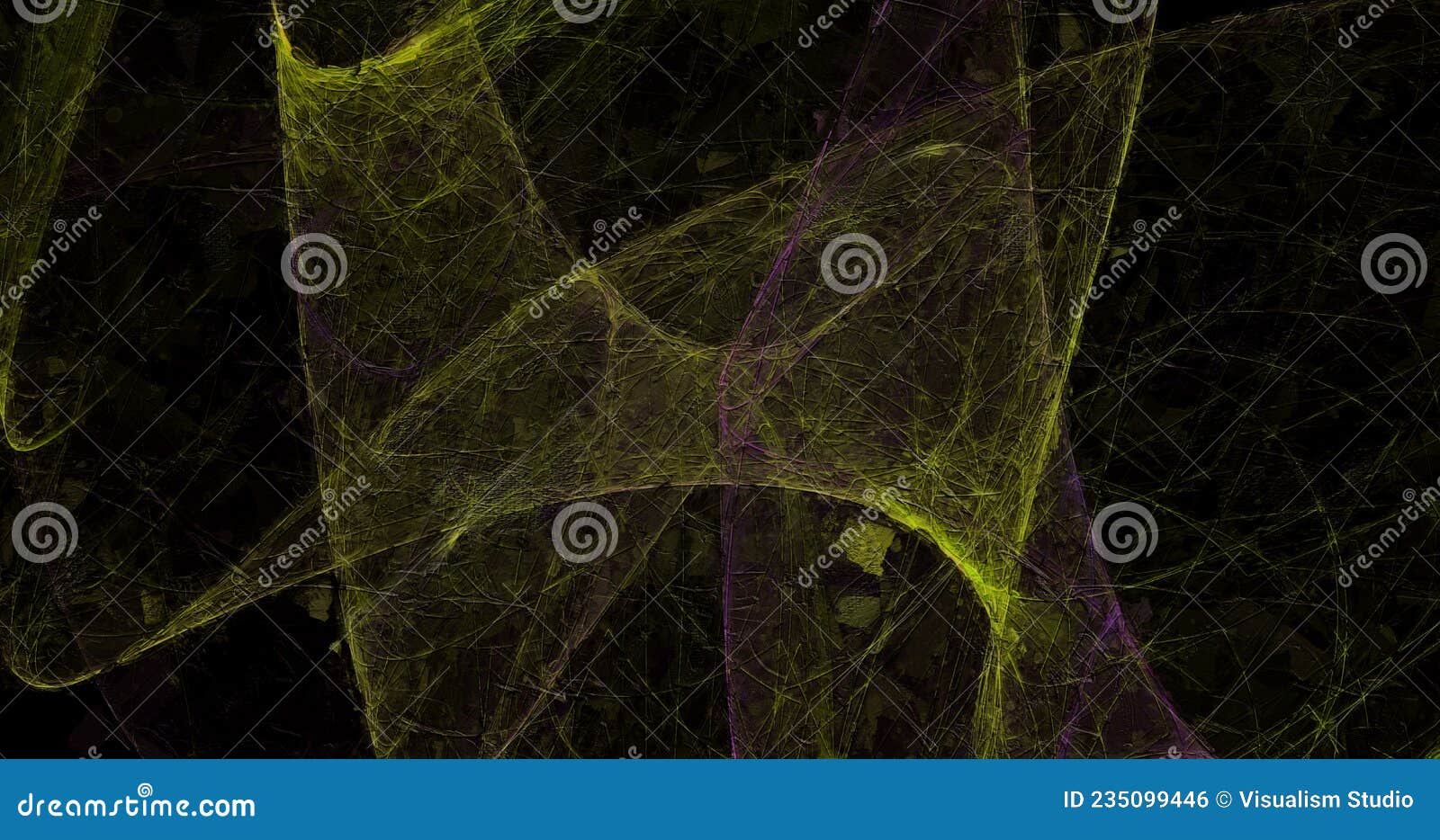 Abstract Light Yellow Space Galaxy Painterly Effect Distressed Stripes ...