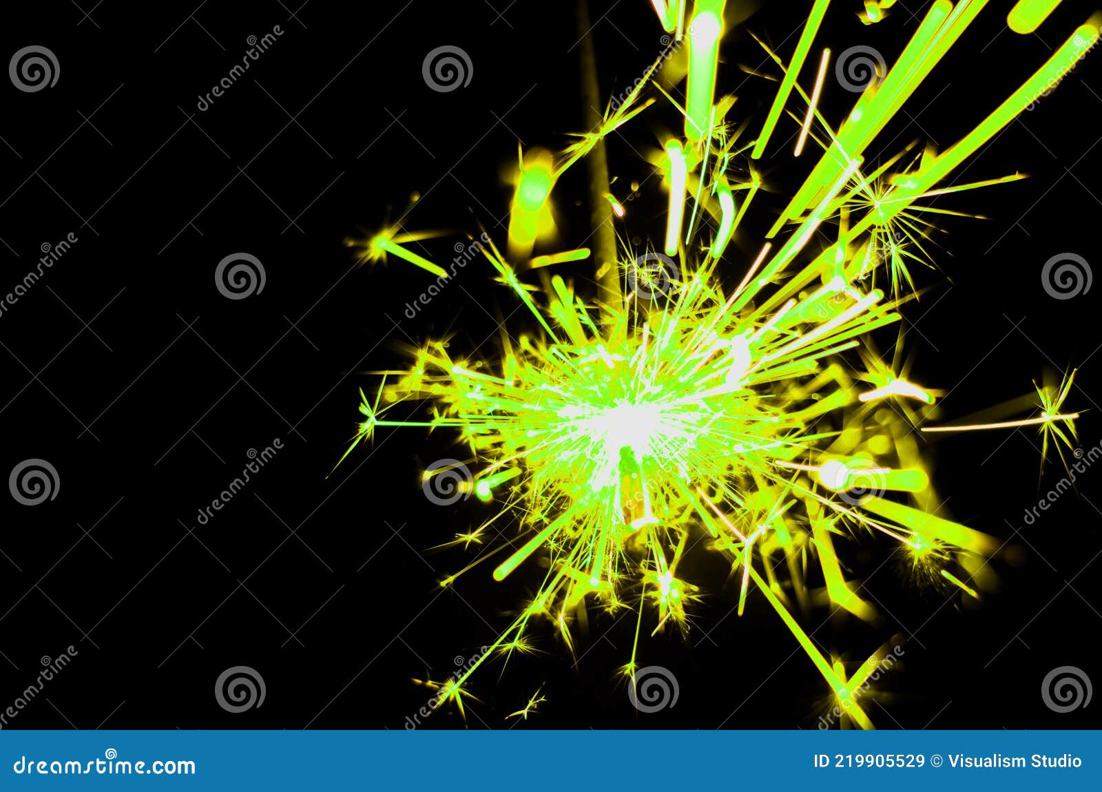 Abstract Light Yellow Sparkler Lightning Burning Texture Overlay with ...