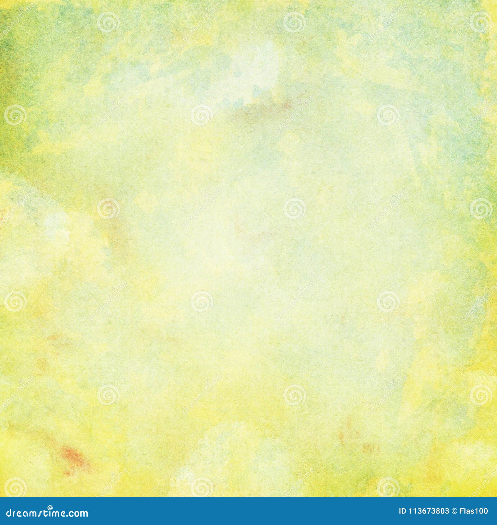 Abstract Light Yellow Watercolor Background, Painted on Watercolor ...