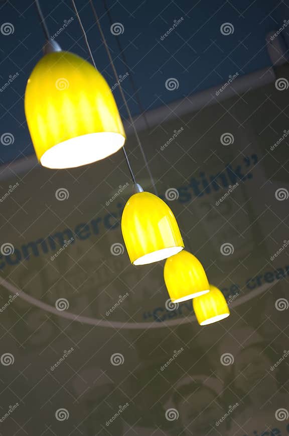 Abstract lighting fixture stock image. Image of buildings - 4081319