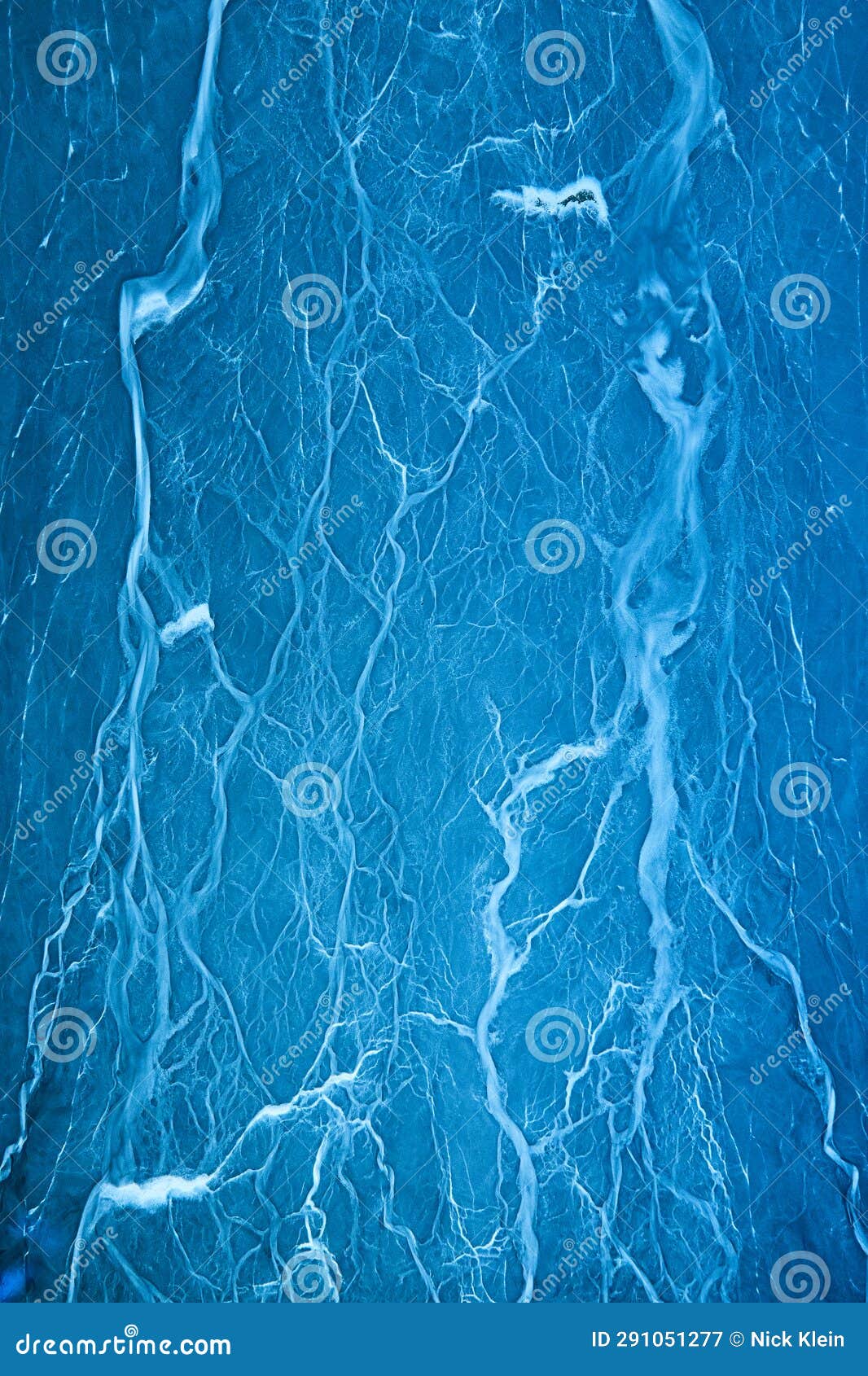 Abstract Lightning Art on Blue Background with Creamy White Lightning ...