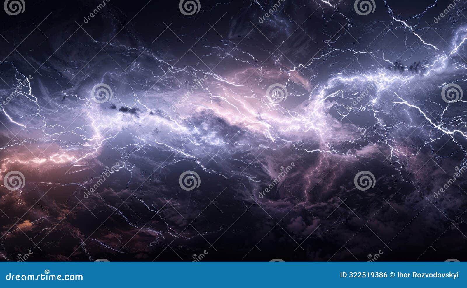 Abstract Lightning Background for Screensaver Stock Illustration ...