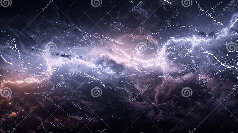 Abstract Lightning Background for Screensaver Stock Illustration ...