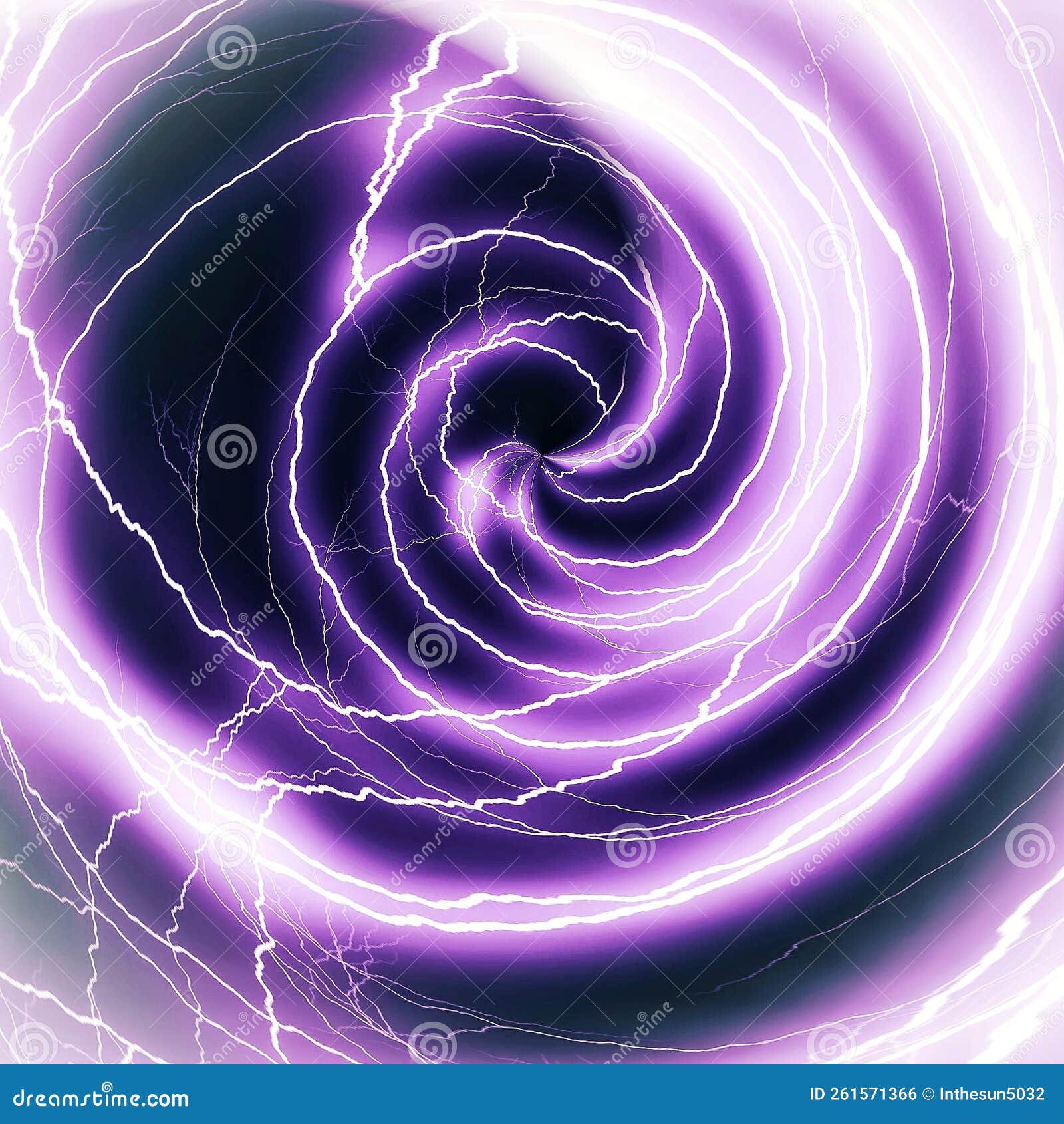 Abstract Lightning Bolt Lighting Up the Darkness in a Storm Concept ...