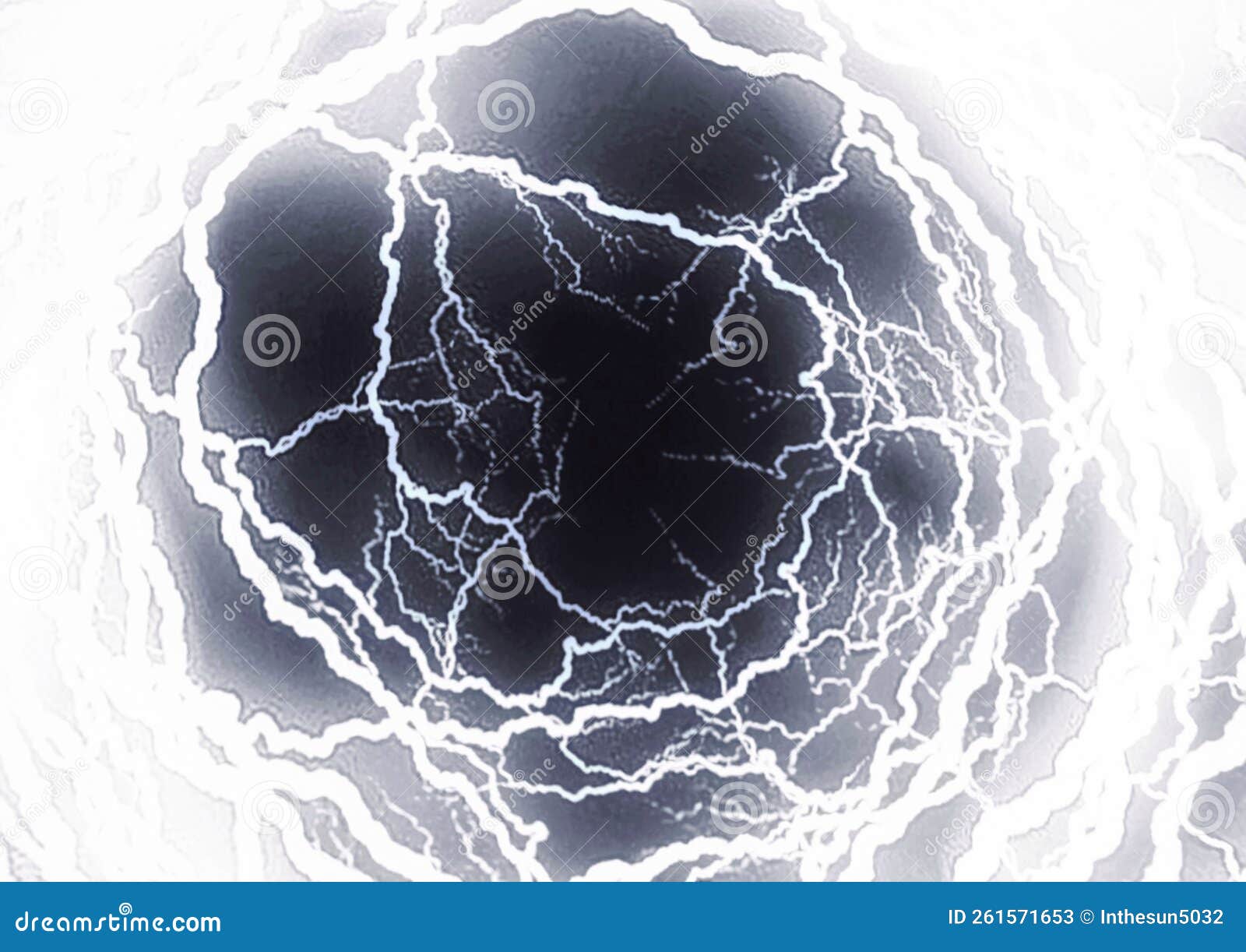 Abstract Lightning Bolt Lighting Up the Darkness in a Storm Concept ...