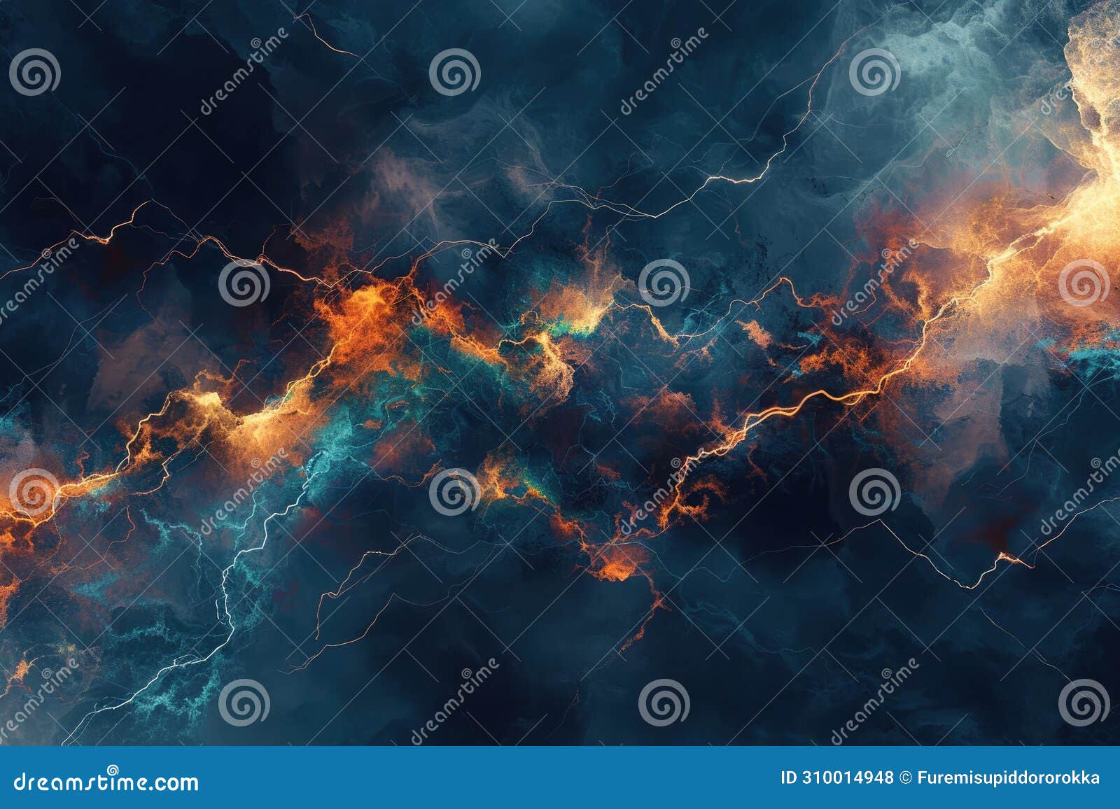 Abstract Lightning, Abstract Electrical Background Fractal Lightning ...