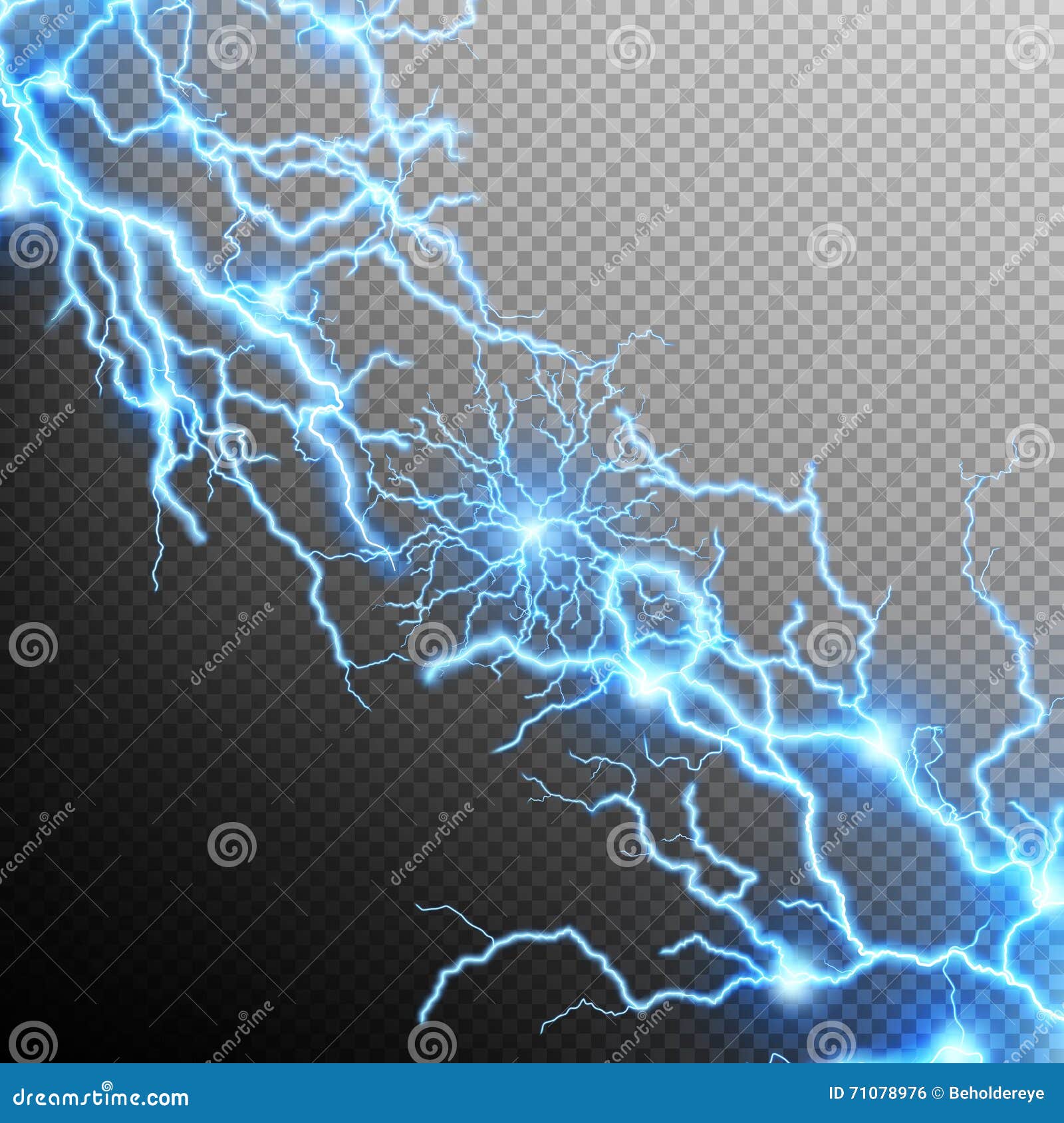 Abstract Lightning Storm Background. EPS 10 Stock Vector - Illustration ...