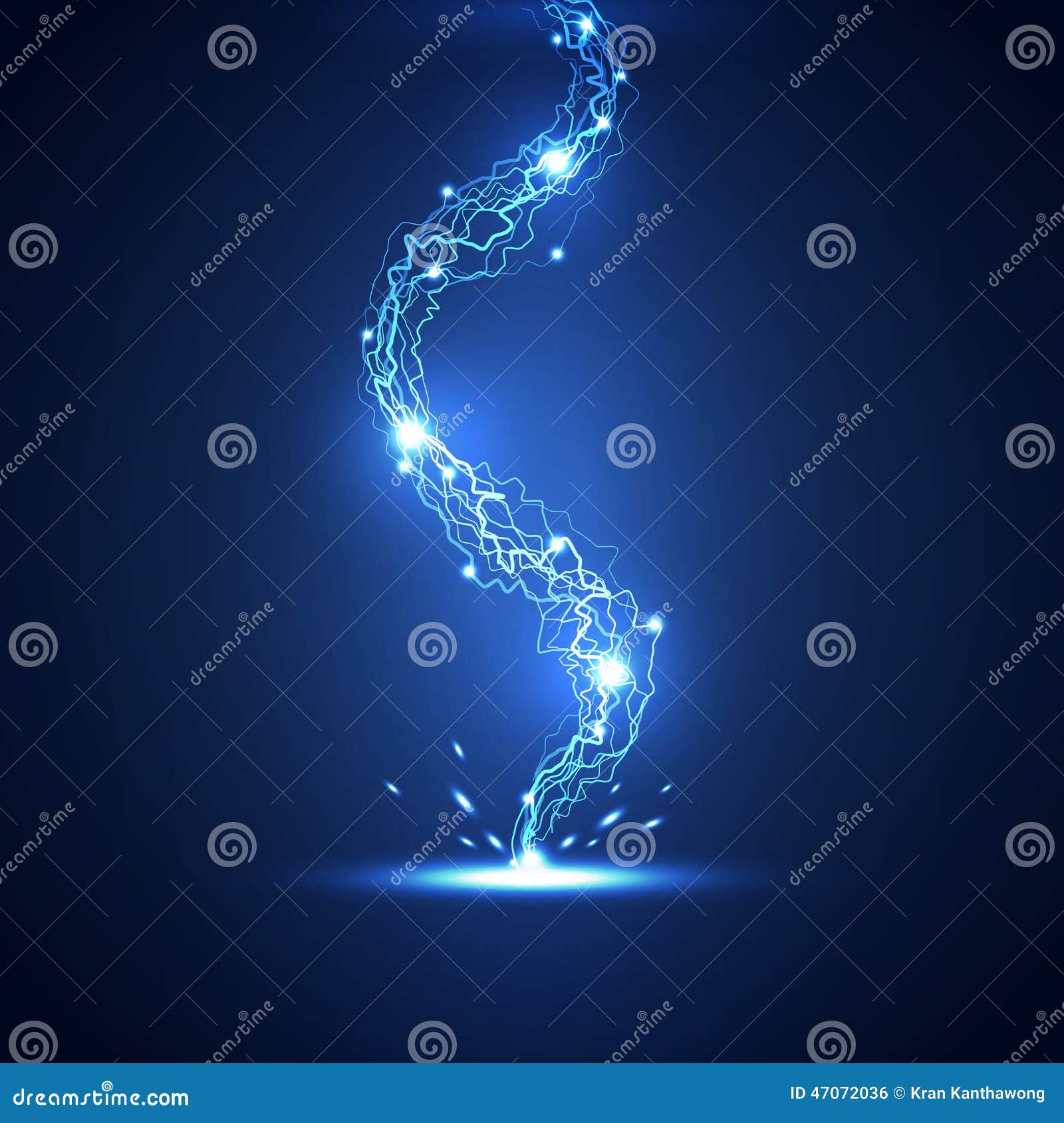 Abstract Lightning Technology Background, Vector Illustration Stock ...