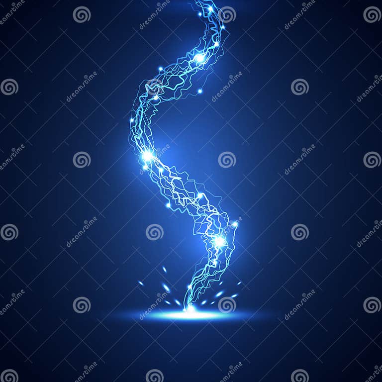 Abstract Lightning Technology Background, Vector Illustration Stock ...