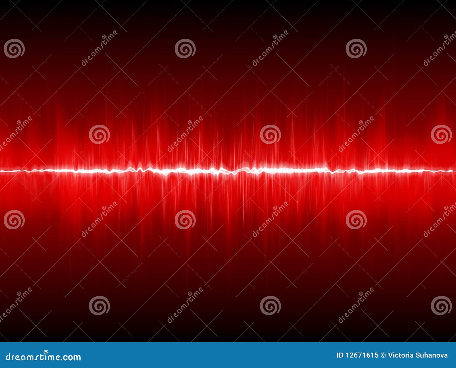 Abstract Lightning Waveform Stock Illustration - Illustration of curve ...