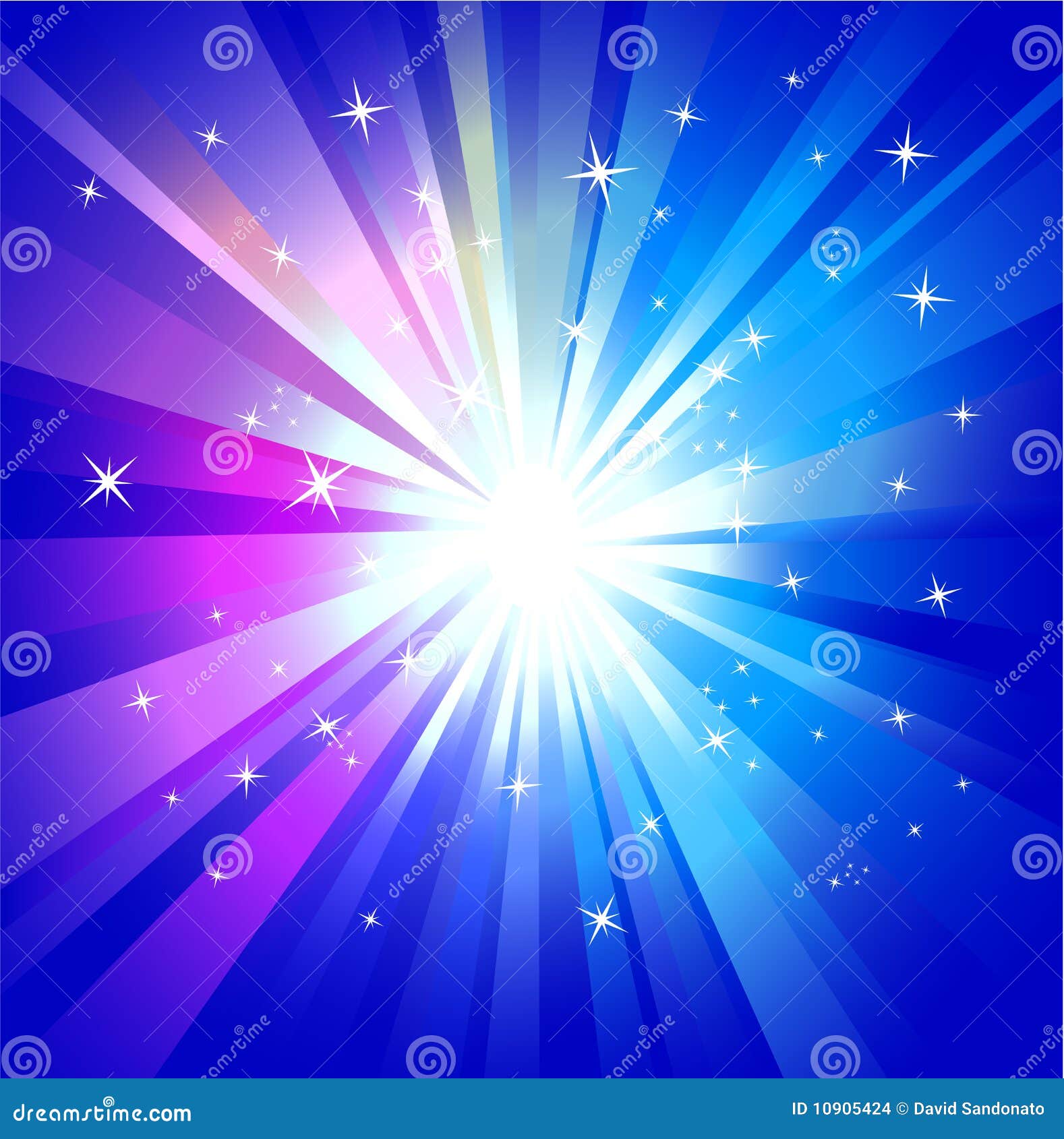 Abstract Lights Explosion Background Stock Vector - Illustration of ...