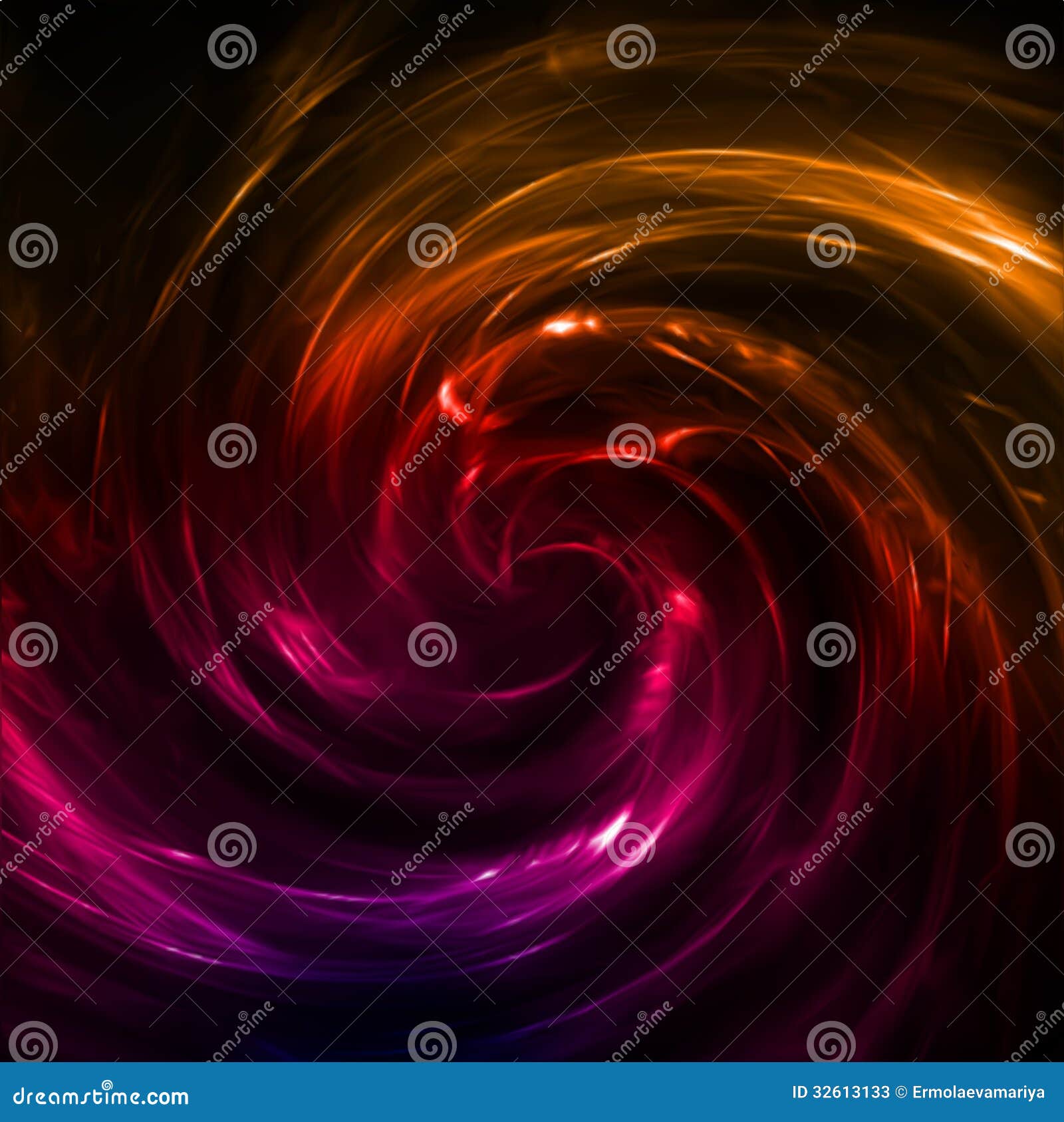 Abstract Lights Lines Twist Background. Vector Stock Vector ...