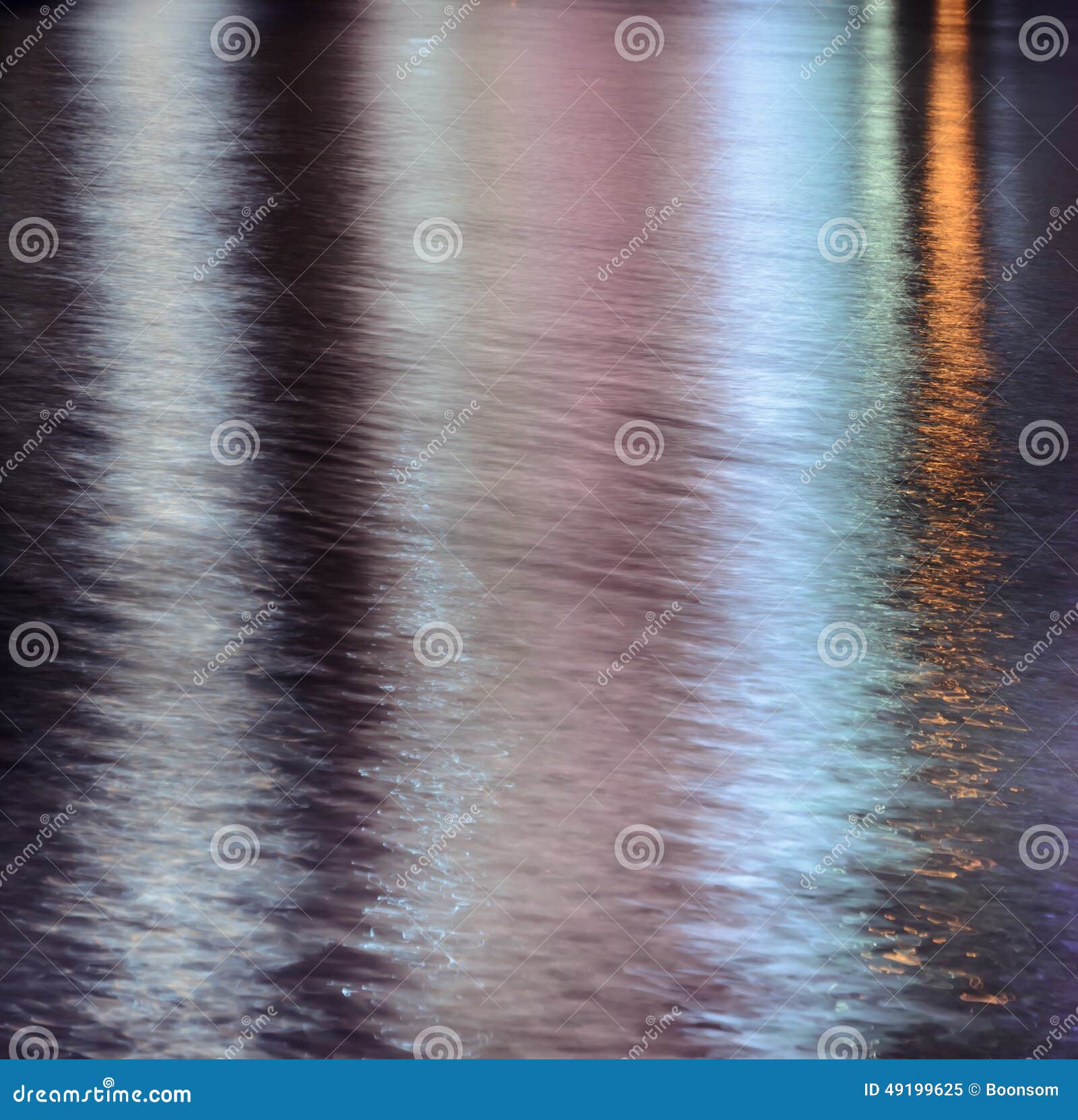 Abstract Lights Reflection on Water Stock Image - Image of backdrop ...