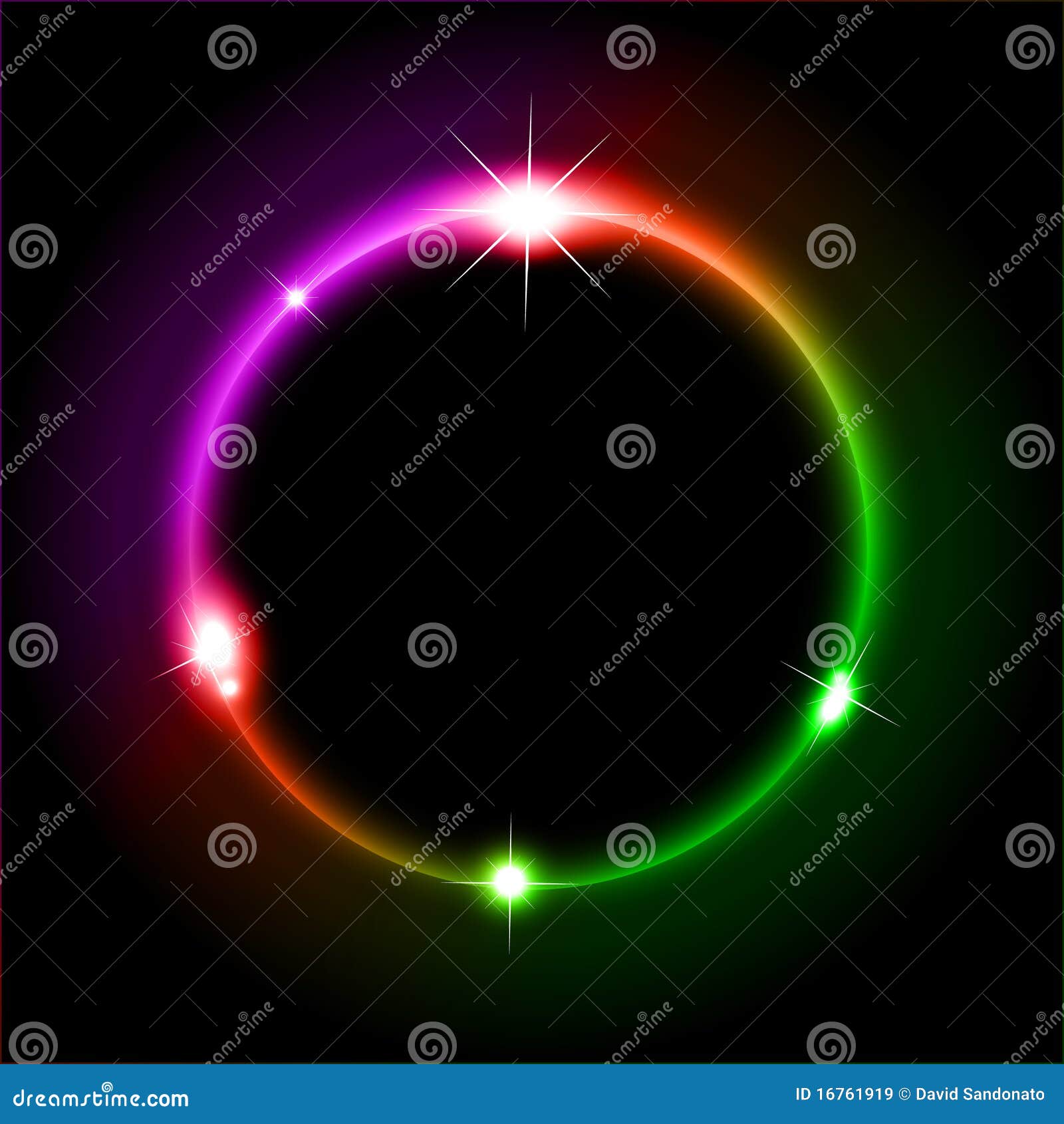 Abstract LIghts and Sparkles with Rainbow Colours Stock Vector ...